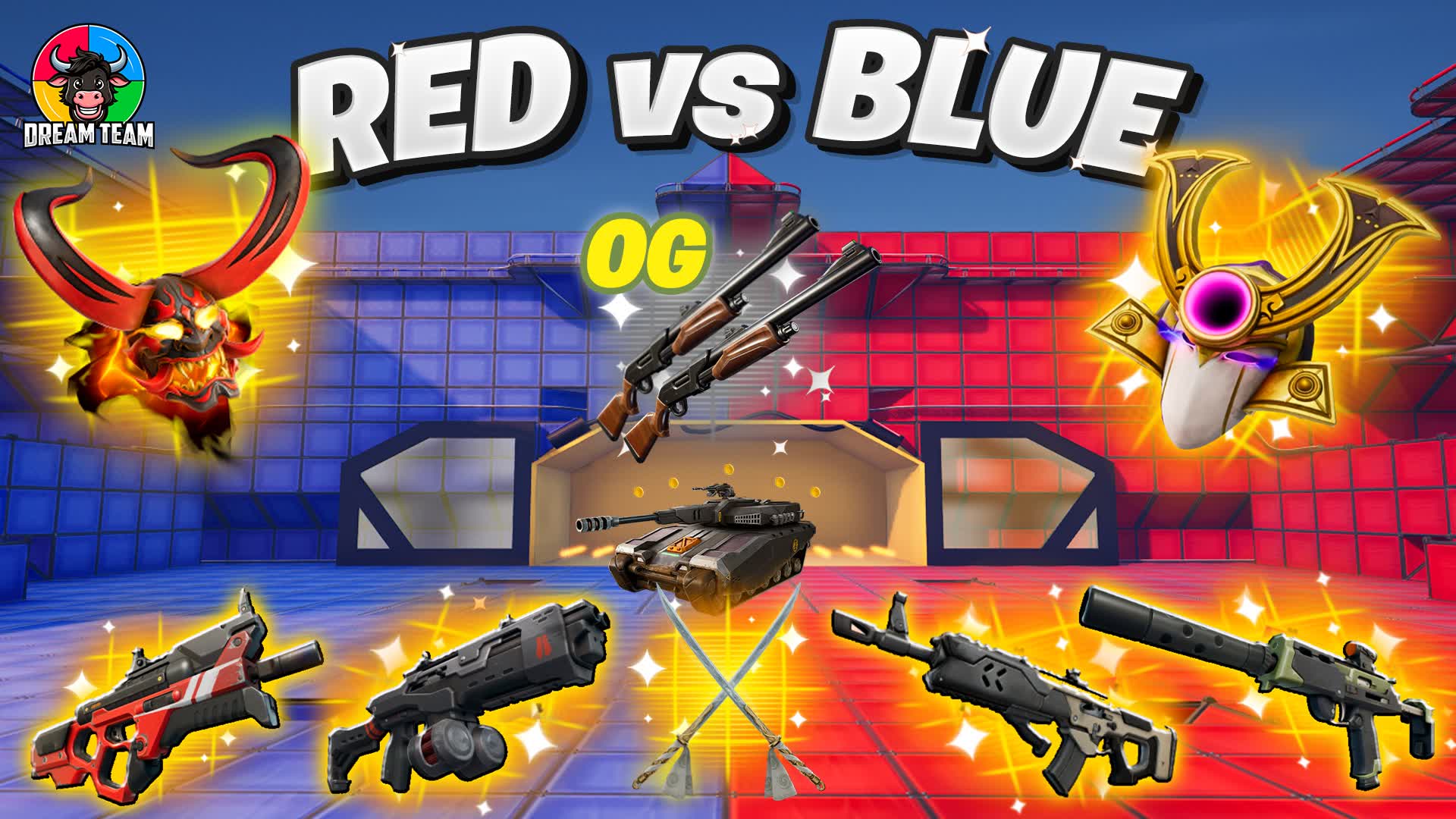 Dream RED vs BLUE 🔴🔵 2008-8141-9572 by edian.fn2 - Fortnite