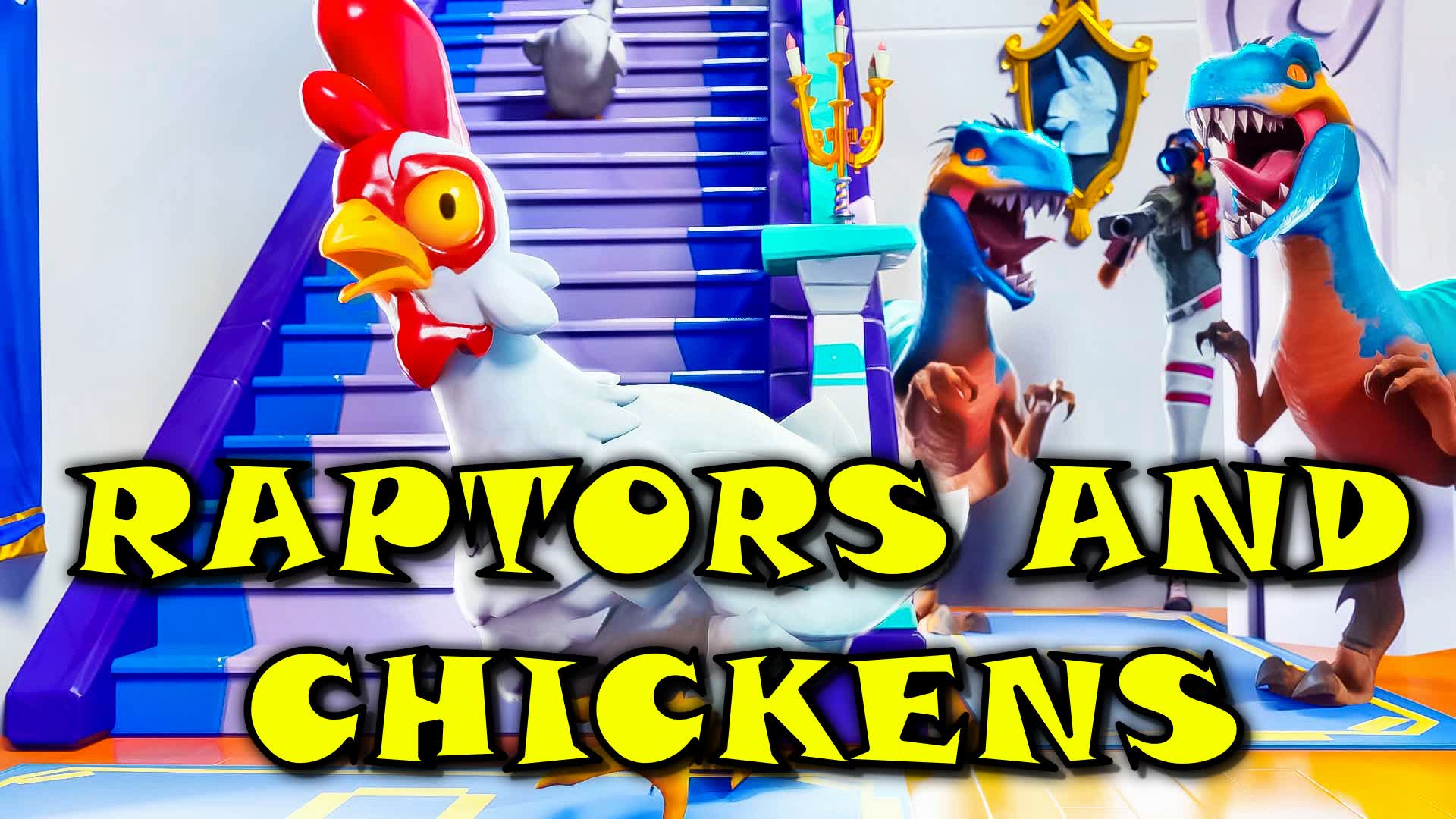 🦖 Raptors and Chickens 🐔 3547-1610-9842 von major_kaos – Fortnite