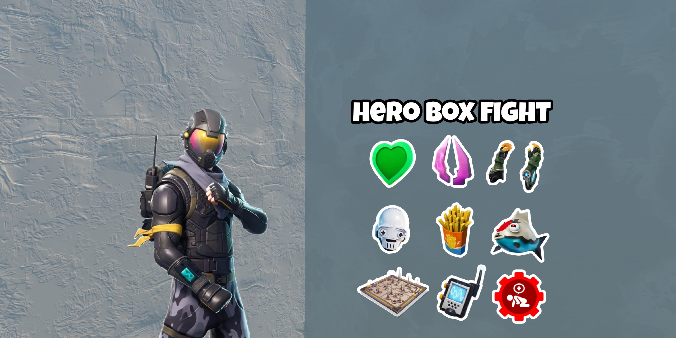 Hero Box Fight 2735-9663-8973 by adivgoldberg - Fortnite Creative Map Code - Fortnite.GG