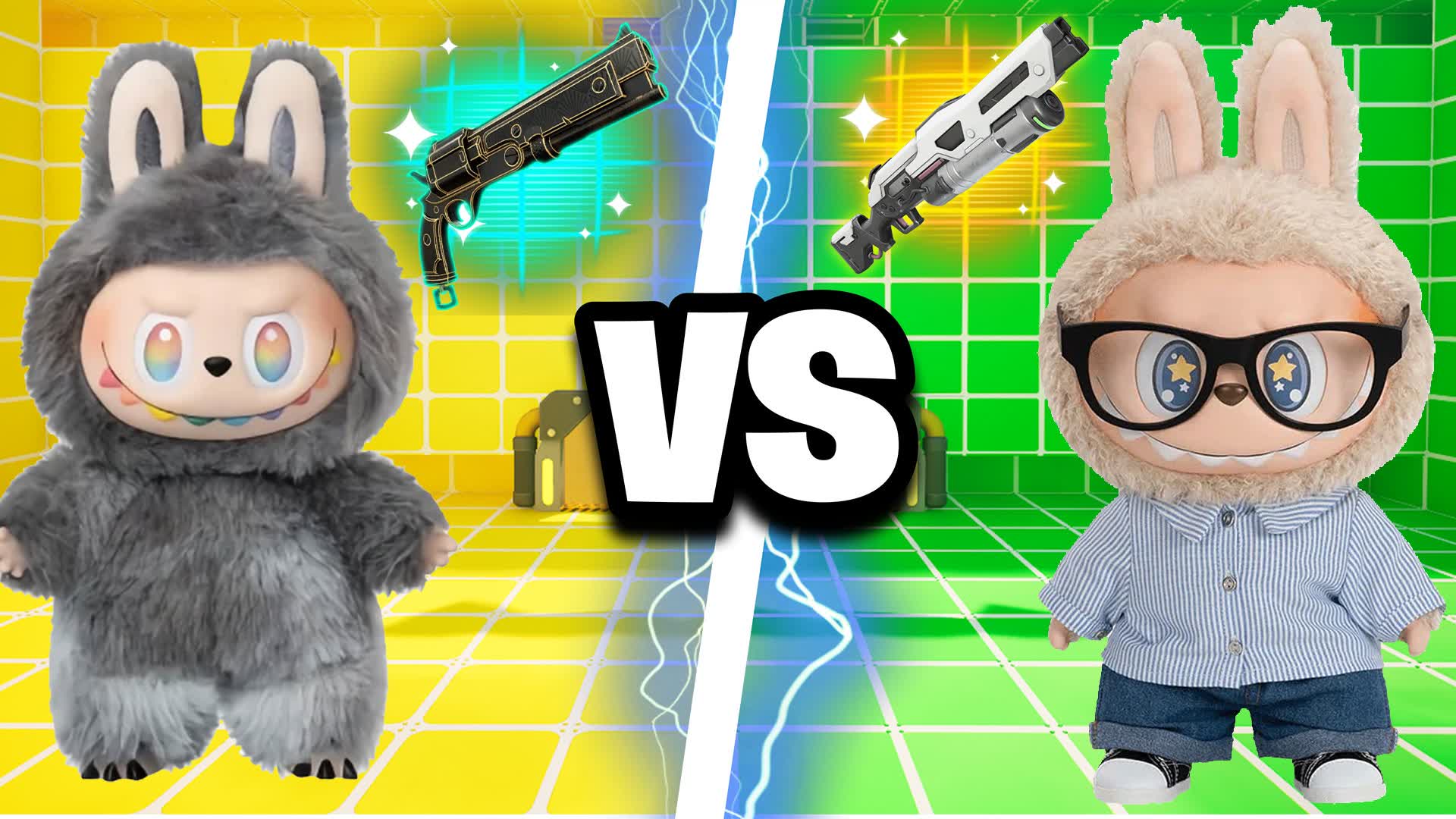 LABUBU CRAZY Yellow VS green 8883-7048-5872 by bwr - Fortnite Creative ...