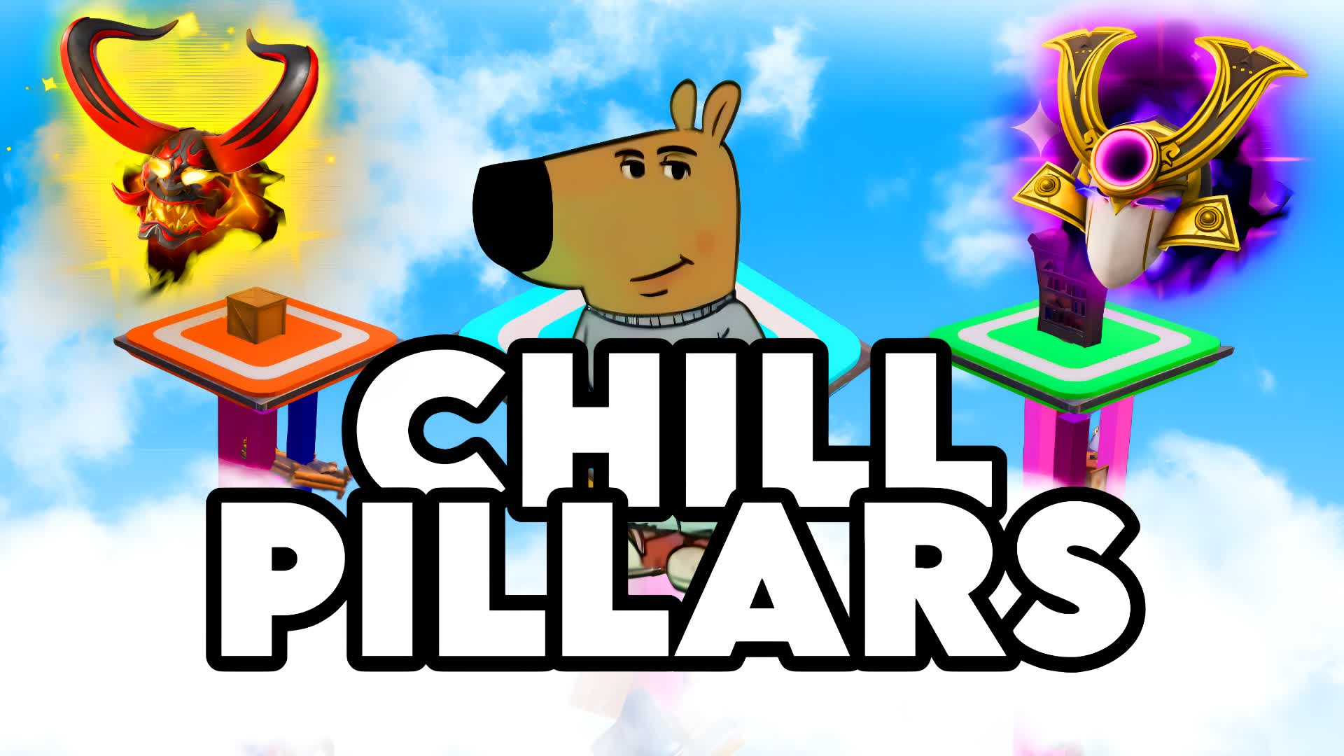 CHILL GUY PILLARS😎 ️ 3214-1376-6402 by j3k4bs1 - Fortnite Creative Map ...