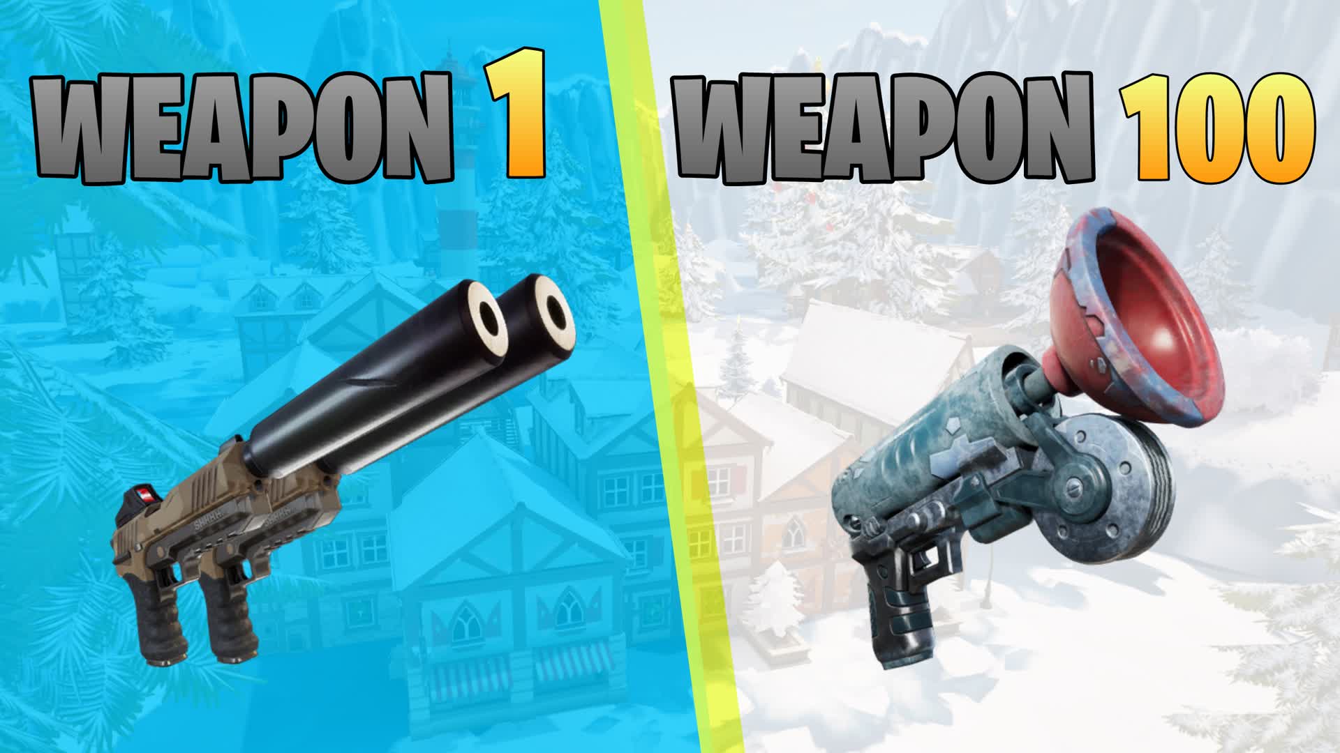 ☃️WINTER GUN GAME💥ONE SHOT 0743-5034-1364 by fallzera - Fortnite ...
