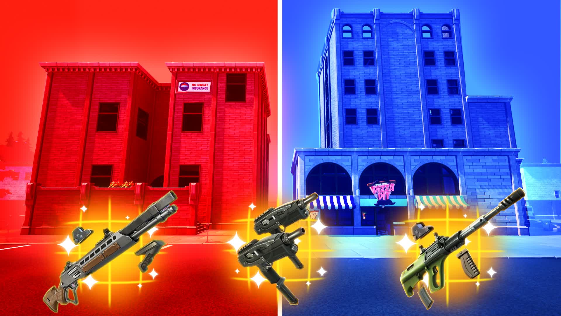 TILTED RED VS BLUE 🔴🔵 5254-9649-1362 من ابتكار zyfa - Fortnite