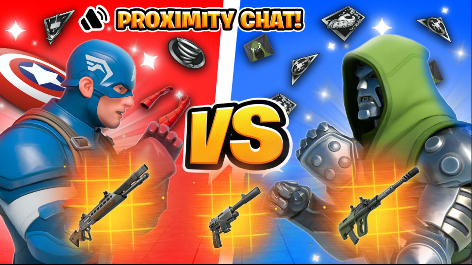 AVENGERS VS DOOM - RED VS BLUE 🔴🔵 5166-9902-2571 by rakija - Fortnite ...