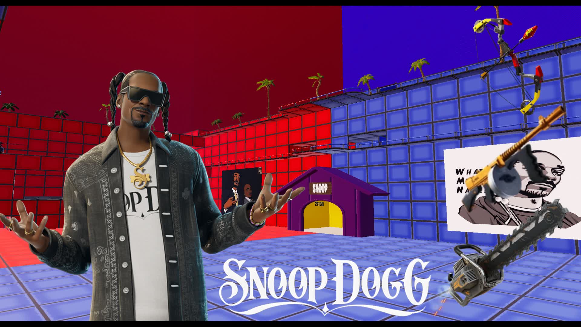 CRAZY SNOOP RED VS BLUE🔴🔵 8404-1172-5050 by hyperdrivestudio - Fortnite ...