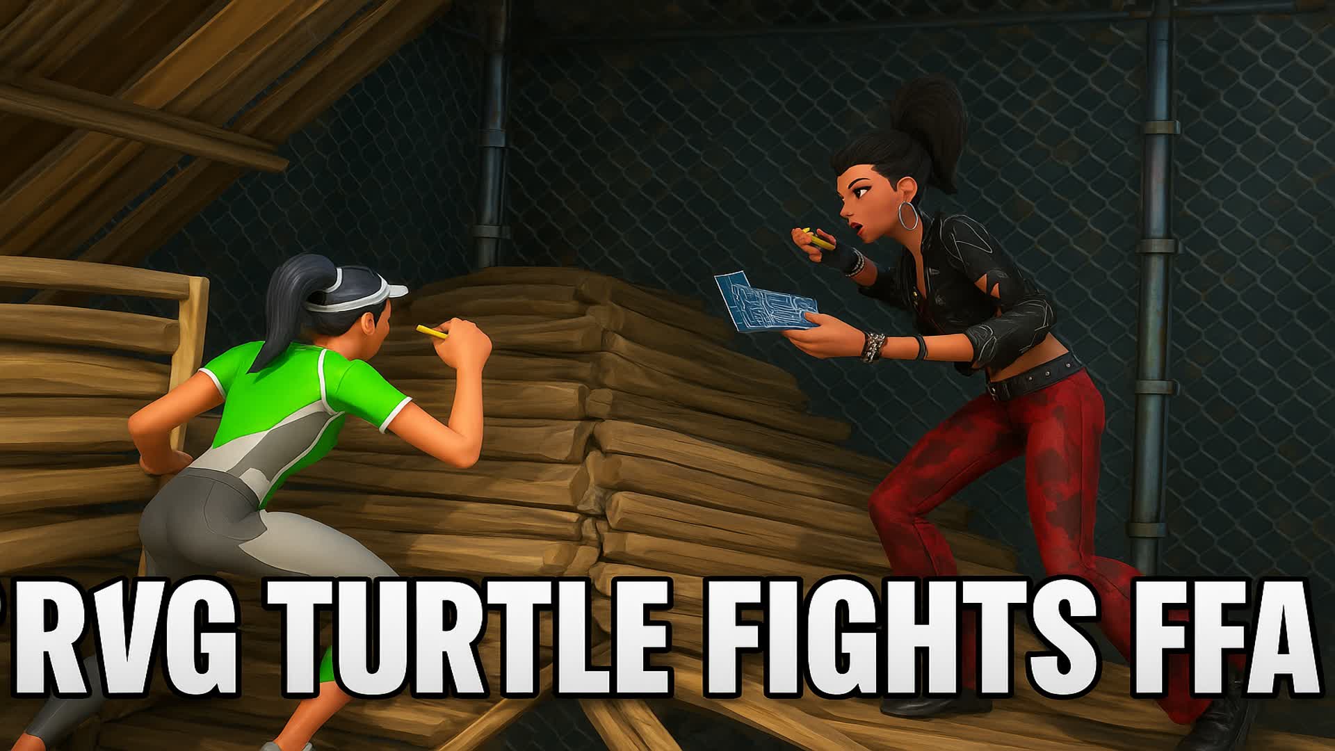 RVG TURTLE FIGHT FFA 📦 4274-8975-7617 by silz - Fortnite Creative Map Code - Fortnite.GG