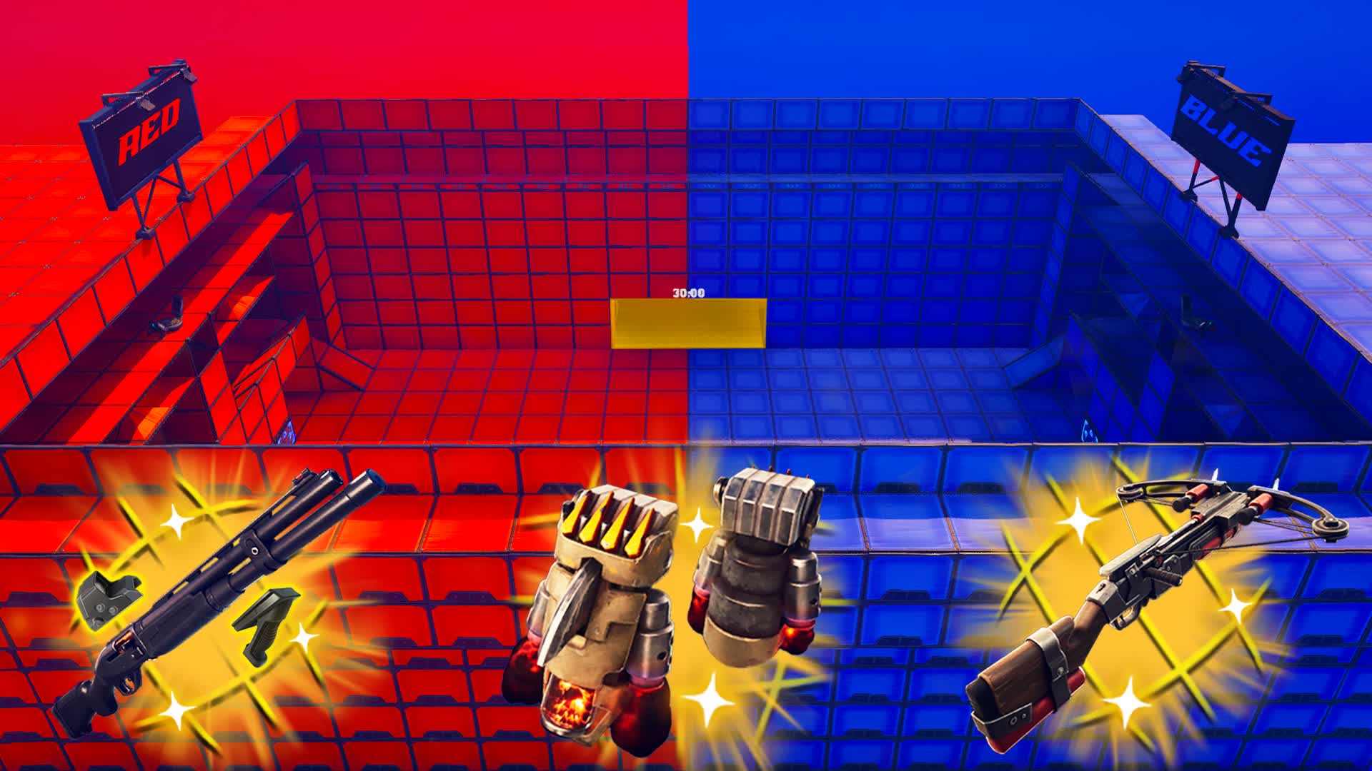 CRAZY RED VS BLUE RANKED 🔴🔵 9863-8687-7458 by nicks - Fortnite Creative ...