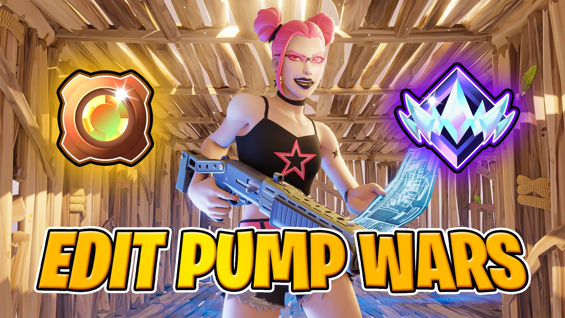 ️ CRAZY EDIT PUMP WARS 📝 0243-1030-8163 by morehalobt - Fortnite Creative Map Code - Fortnite.GG