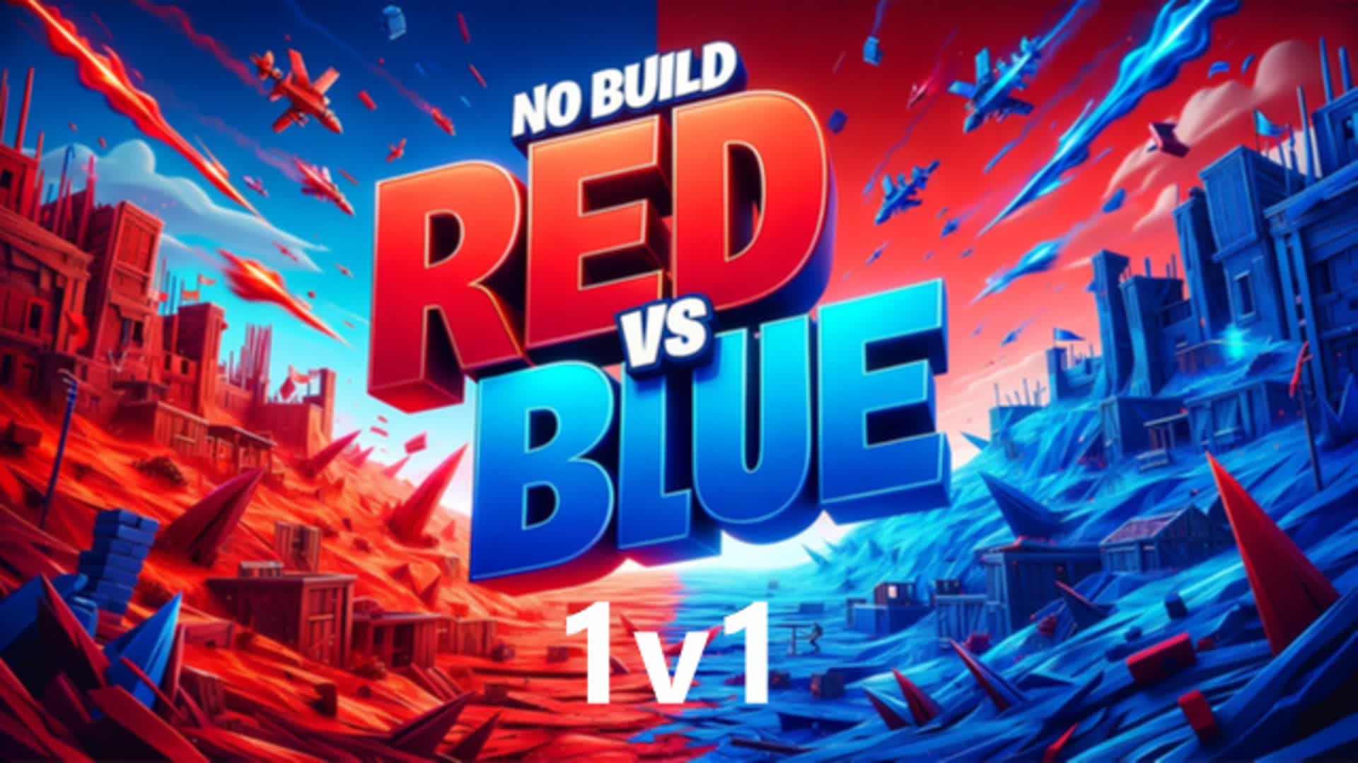 RED VS BLUE ZERO BUILD 1V1 1046-2277-5414 by sweetdream - Fortnite ...