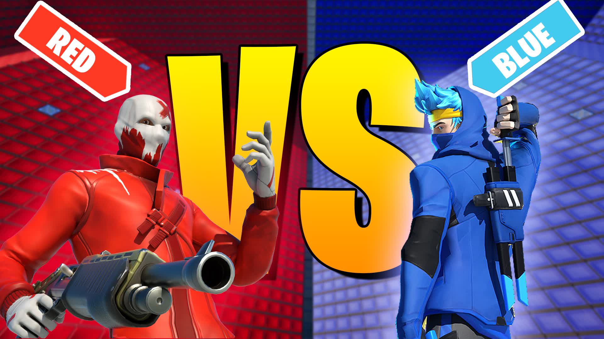 Red vs. Blue Super Grindrail 4690-1951-0595 by schleini - Fortnite Creative Map Code - Fortnite.GG