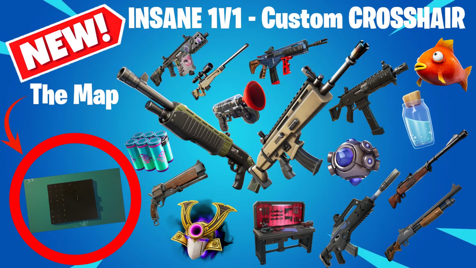 💥INSANE💥1v1🔥CUSTOM SKY🌌& CROSSHAIR🔫 8740-7568-7519 by henryfncs - Fortnite Creative Map Code ...