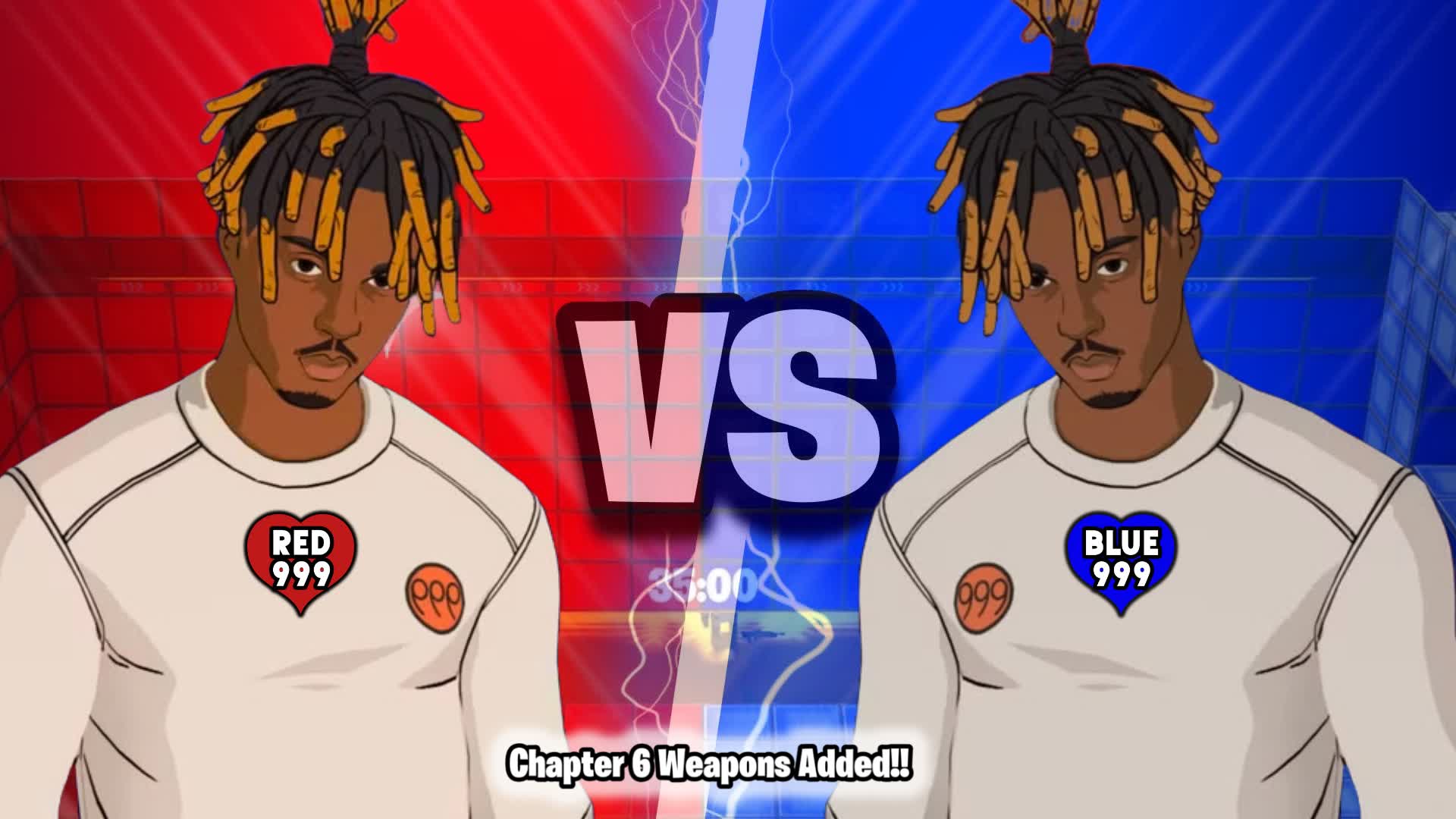 JUICE WRLD RED VS BLUE 🔴🔵 999🕊️ 9389-2462-6329 by eklipzev2 - Fortnite ...