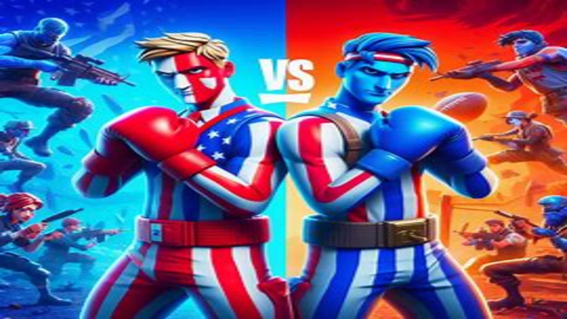 CRAZY RED VS BLUE V2 🔵🔴 6526-1394-4326 by hcnqlf - Fortnite