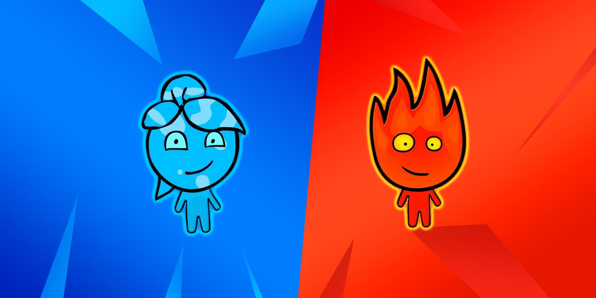 🔥 Fire Boy VS Water Girl 💧 0622-6372-1235 by fooxi - Fortnite Creative ...
