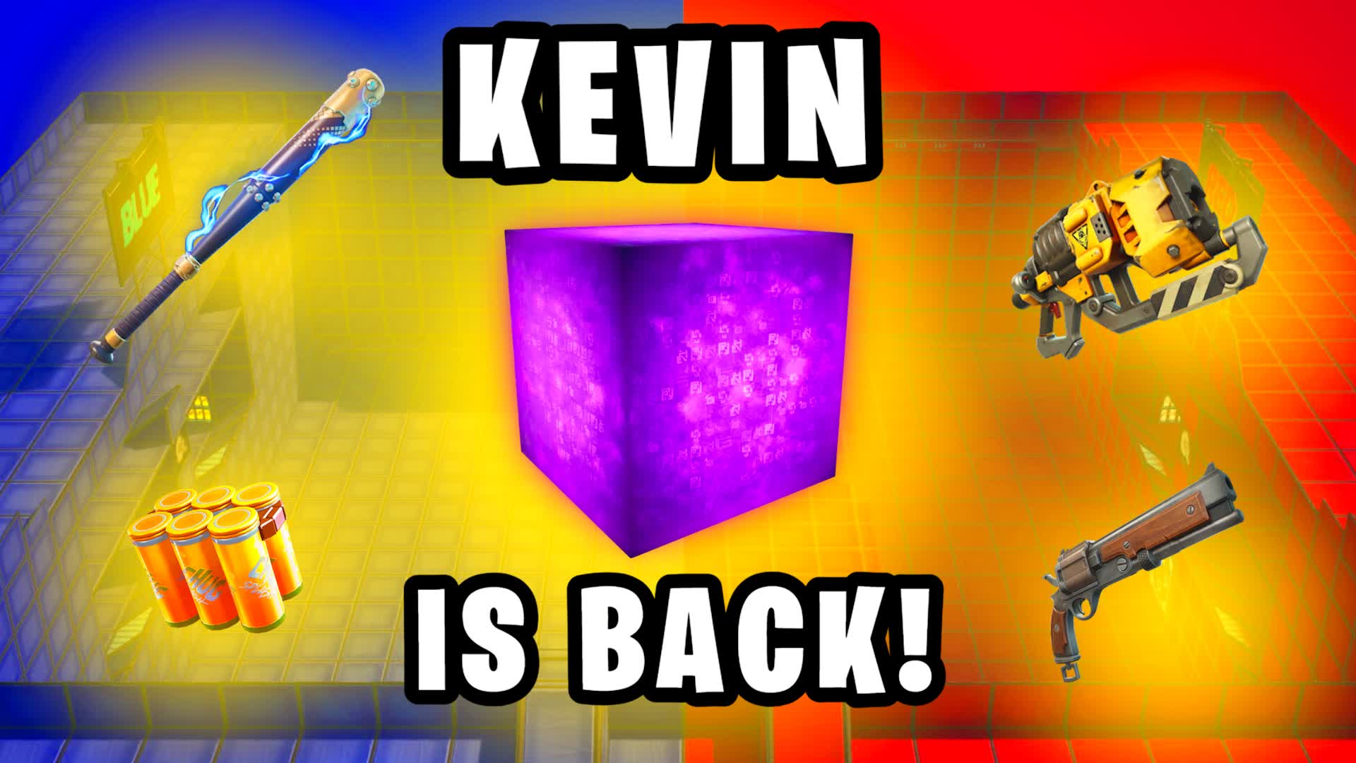 KEVIN CUBE RED VS BLUE🔴🔵 0898-6069-2313 by samug - Fortnite Creative ...
