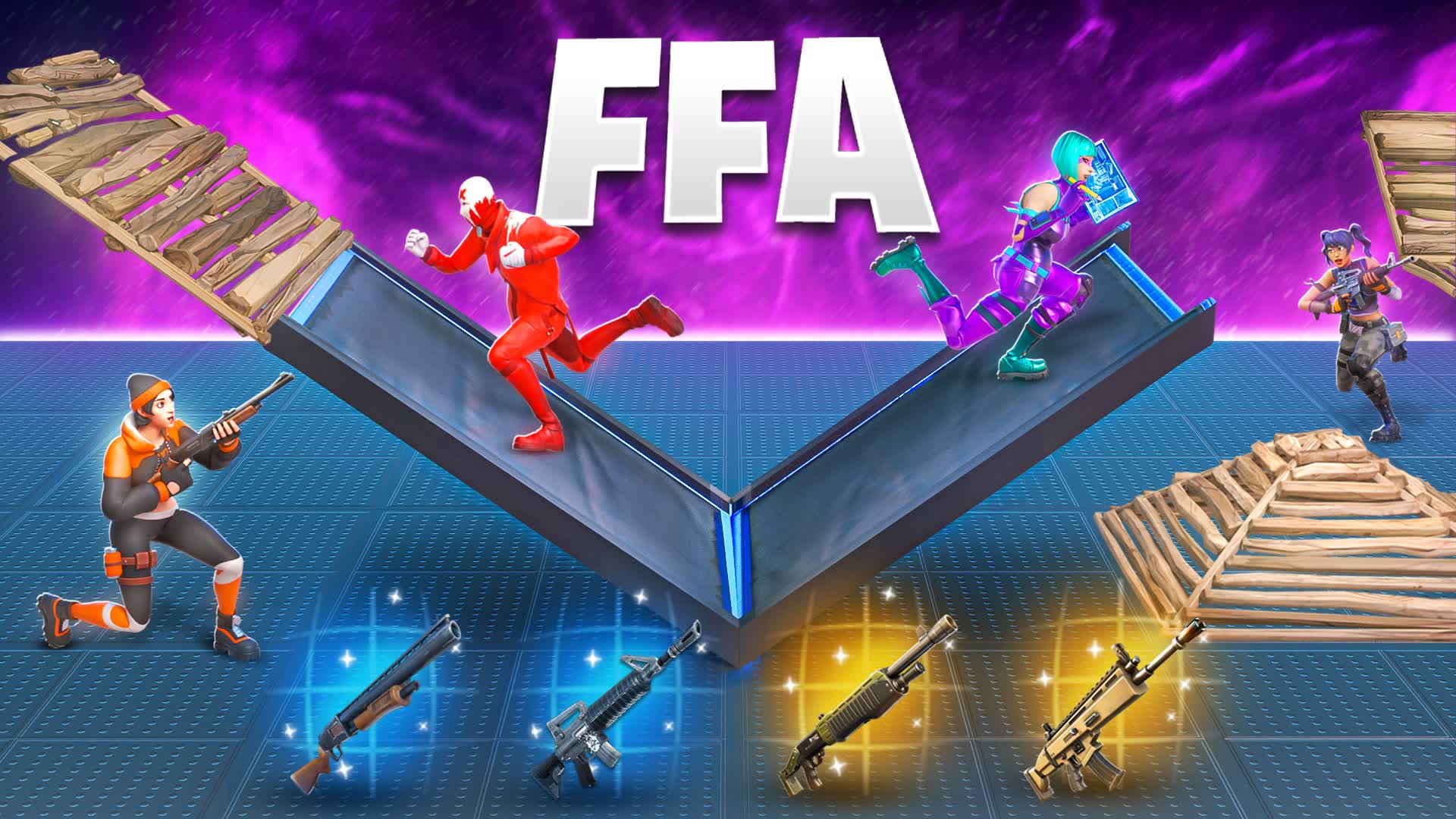 1V1 FFA BUILD FIGHTS 6297-5012-3571 من ابتكار dodoeu - Fortnite