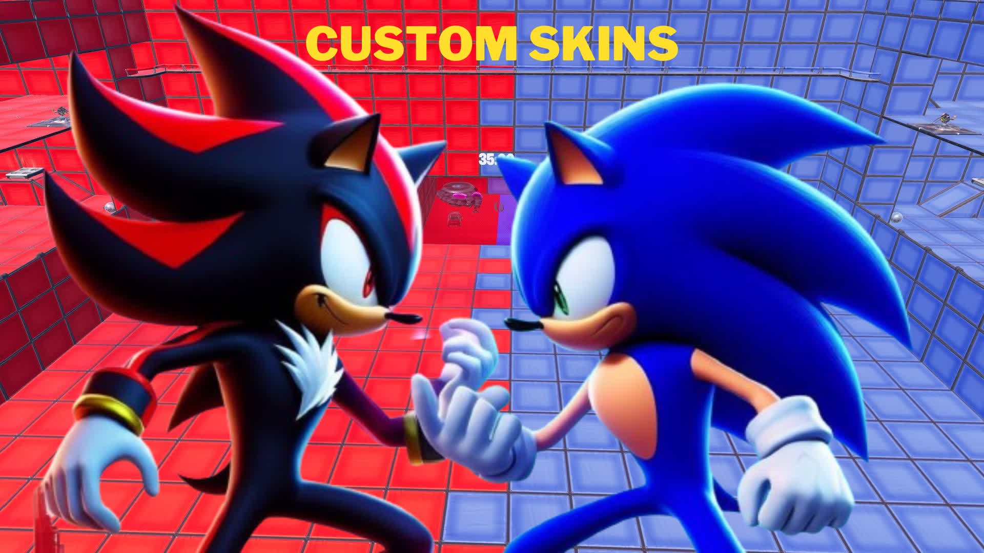 🦔SONIC RED VS BLUE🔴🔵 0399-5876-7548 by tazzx_x - Fortnite Creative Map ...