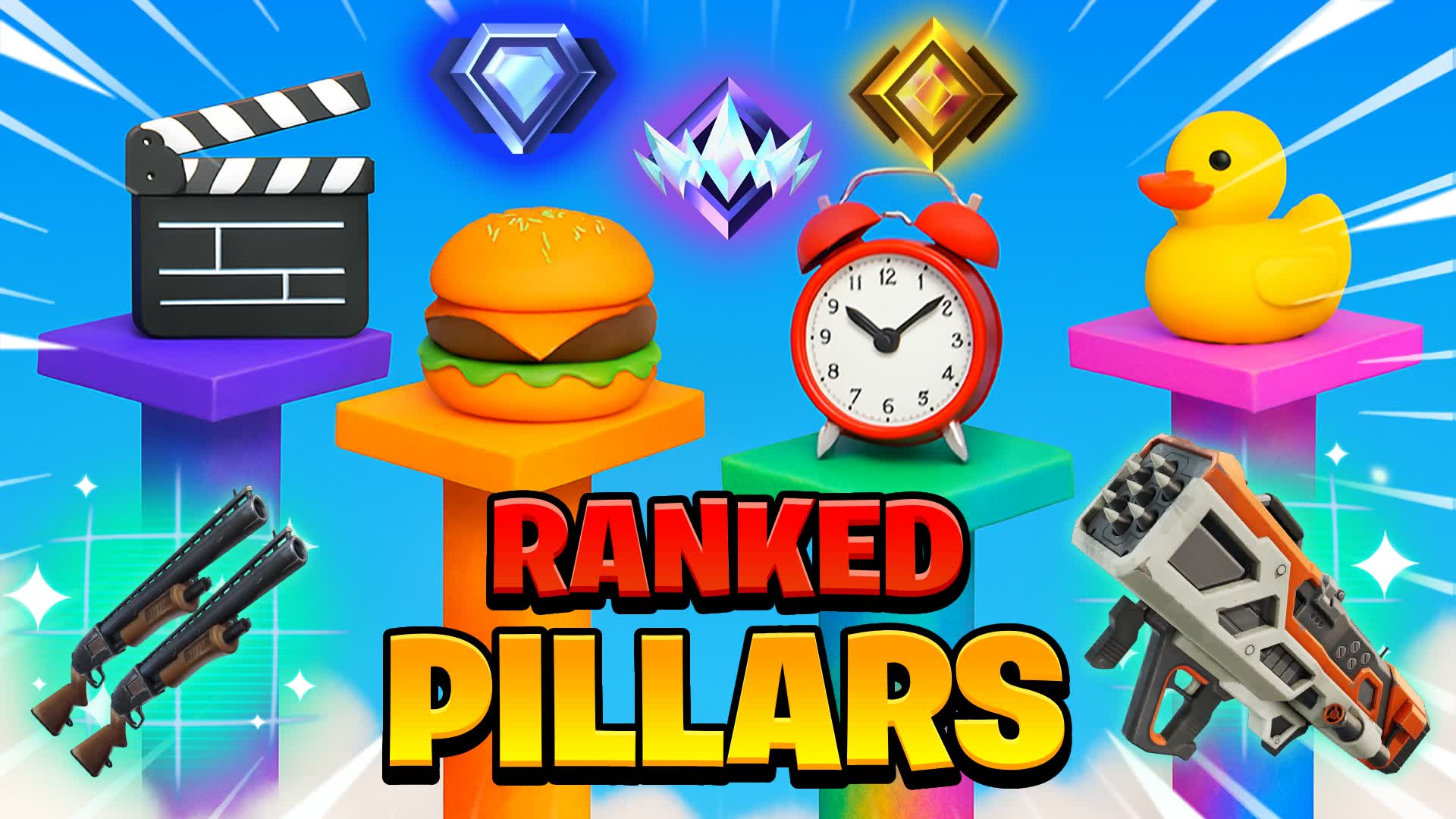 ⭐️RANKED PILLARS😂 6276-4301-3930 by bejk - Fortnite Creative Map Code ...