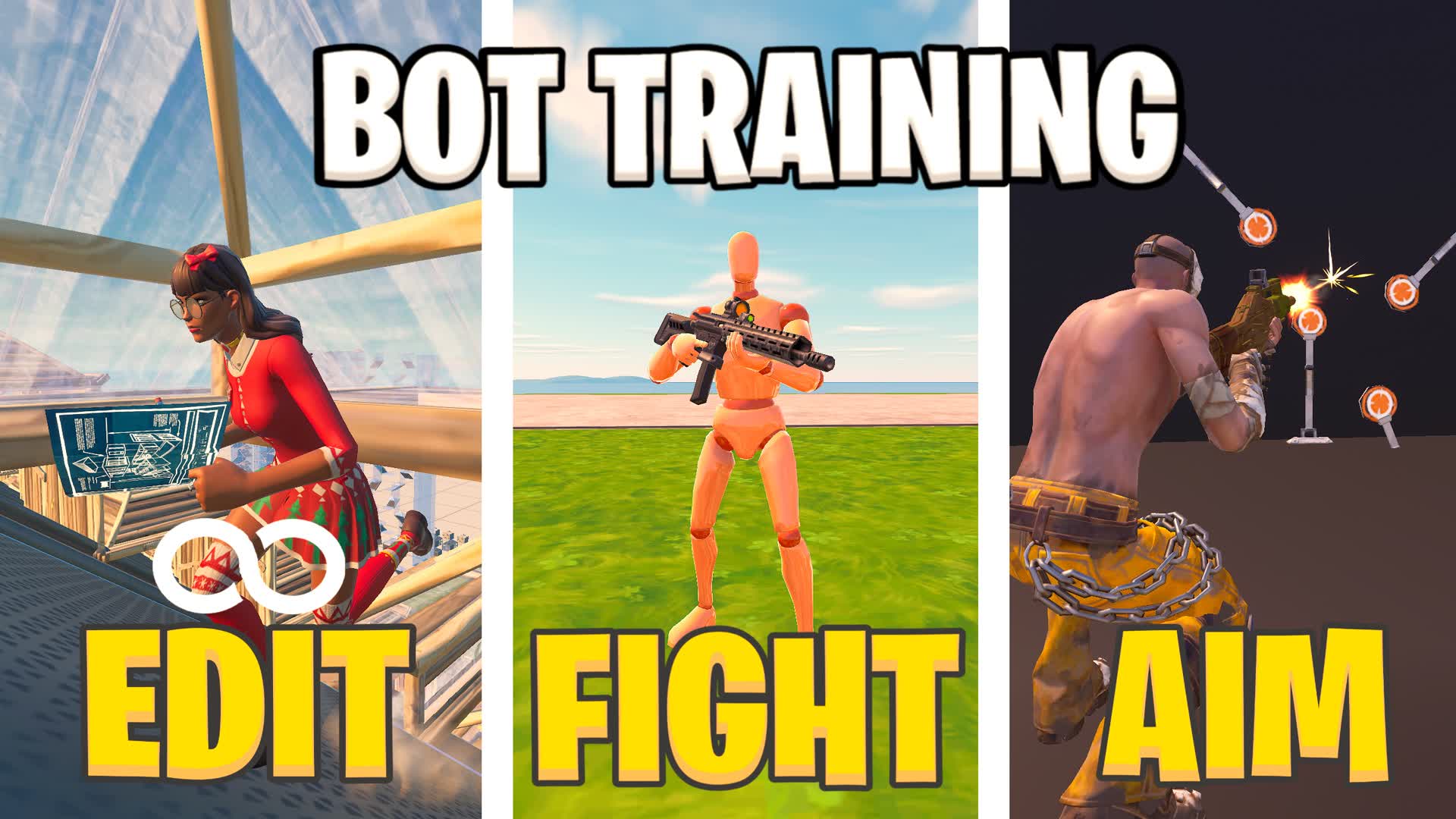 Bot Training [Aim, Edit, Fight] 7980-6528-6838 par bluewhale - Fortnite