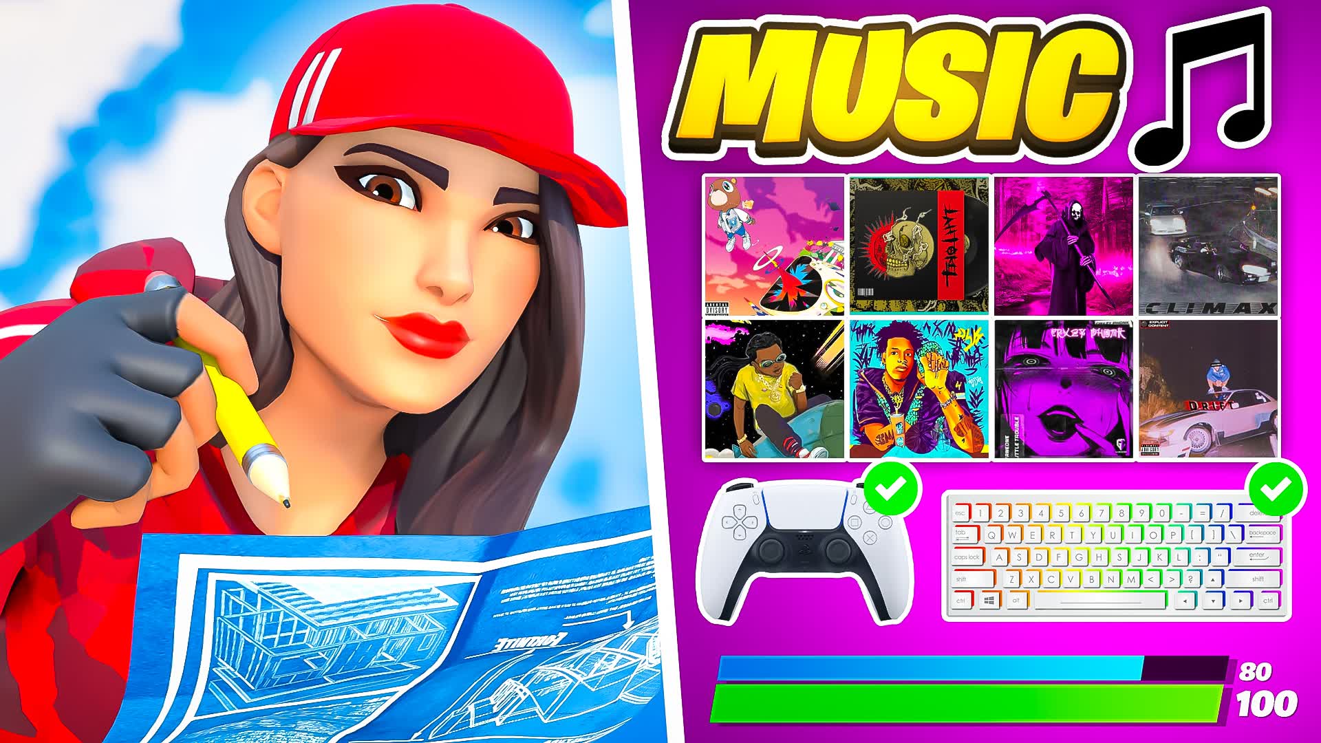 Jarvy 1v1 [Music] 1995-6110-7817 by jarvyy - フォートナイト