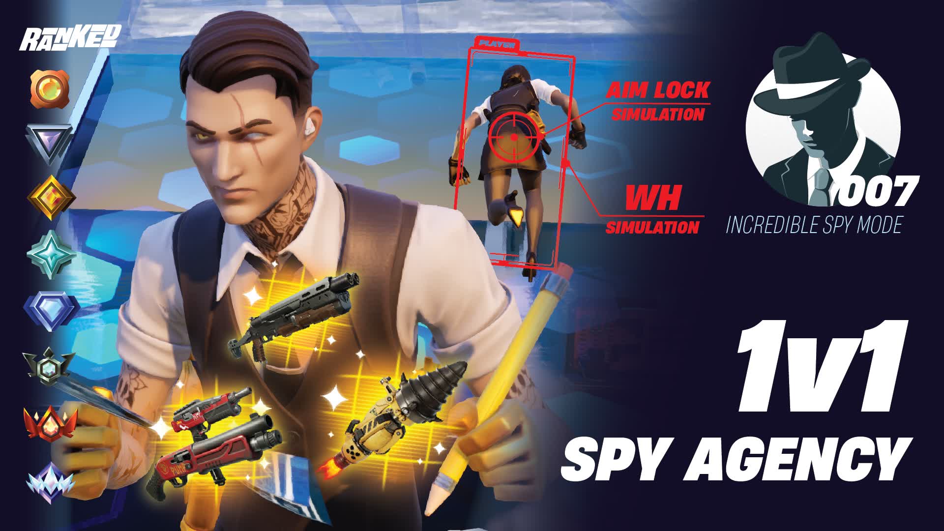 1v1 SPY AGENCY 7396-5506-0558 by maxtenton - Fortnite Creative Map Code - Fortnite.GG