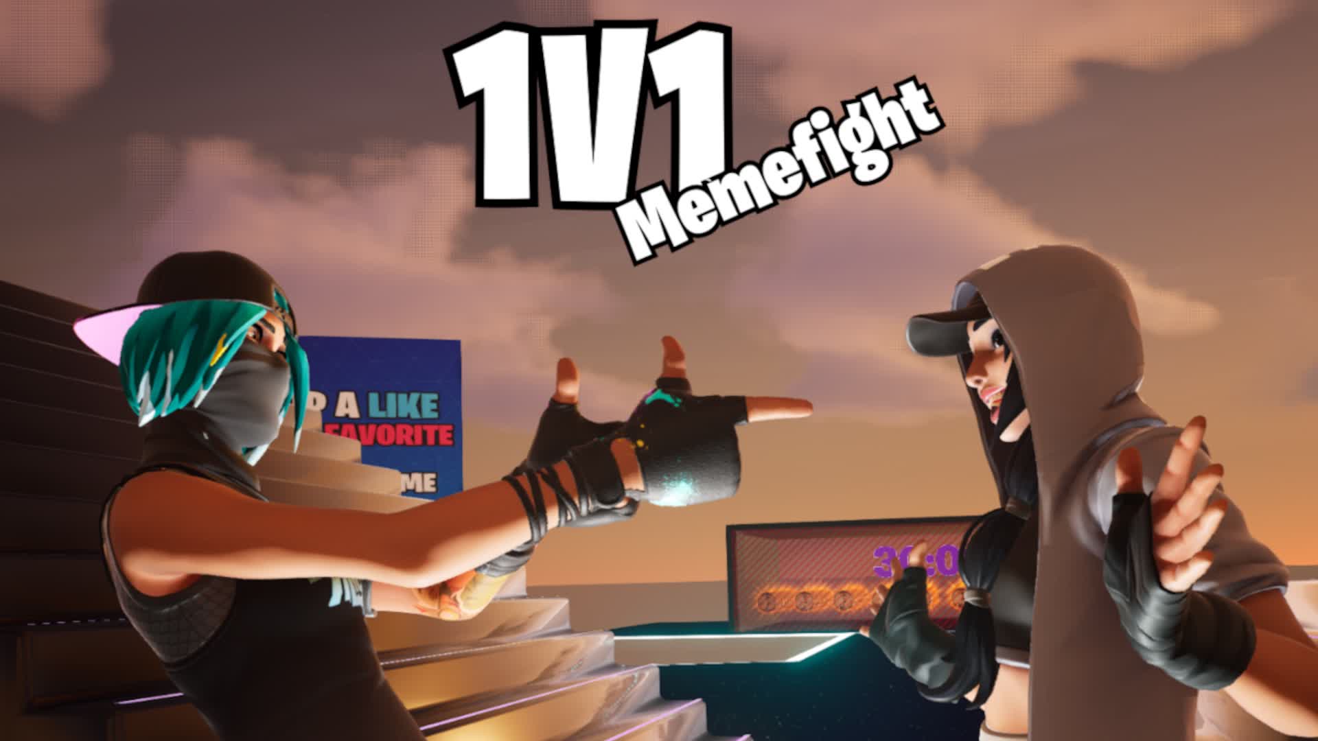 !Best new 1v1 Map - Meme fight! 7454-1991-6705 by inkzy - Fortnite ...