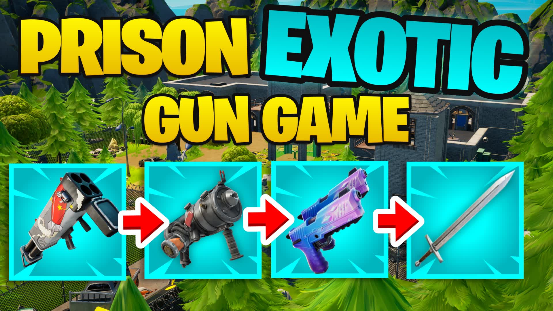 Prison Exotic Gungame 🎯 6595-9459-0033 by bullseye - Fortnite Creative ...