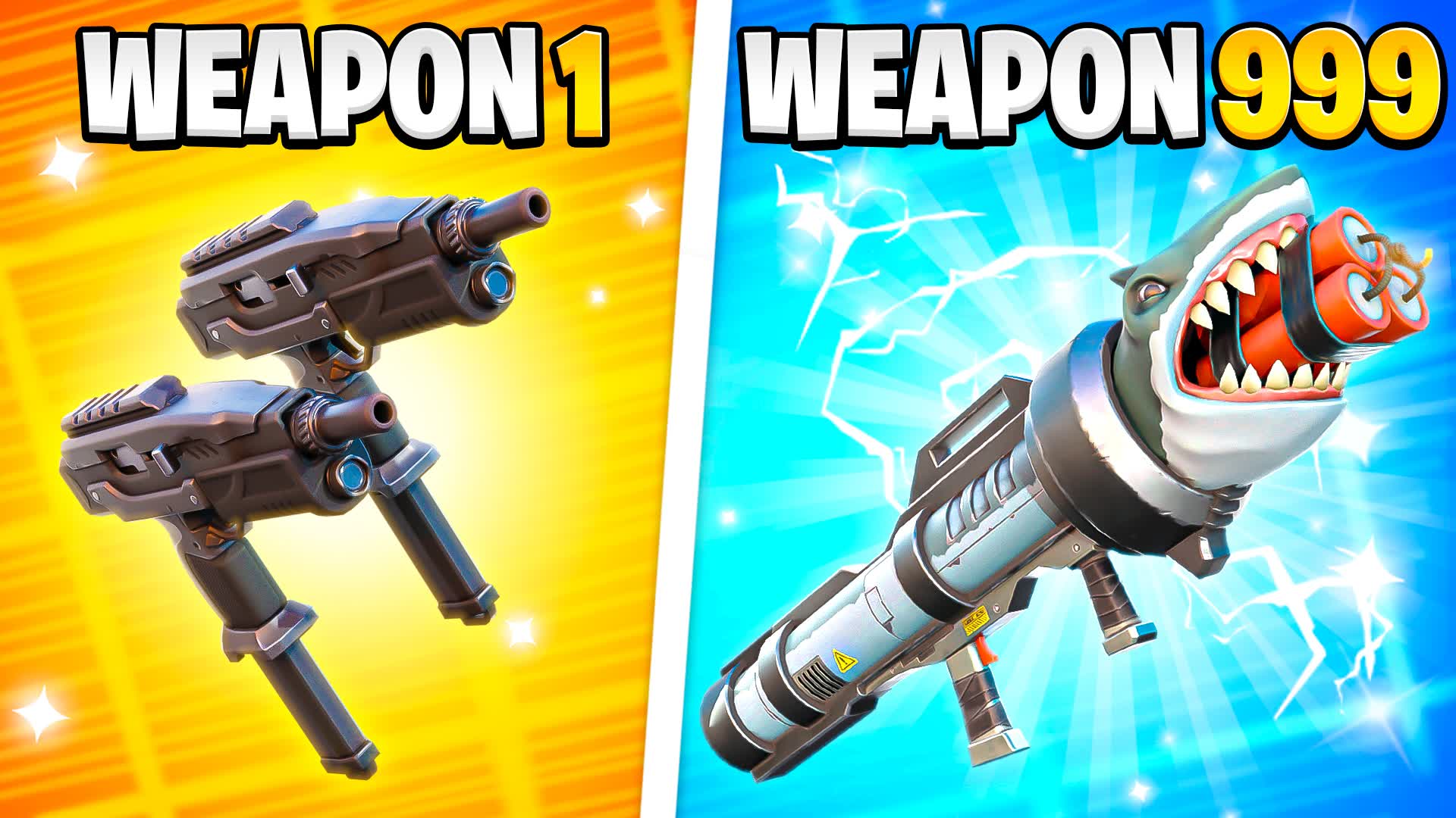 🦈THE SHARK GUN GAME🎯ONE SHOT 0652-1453-6600 by kioyt - Fortnite ...