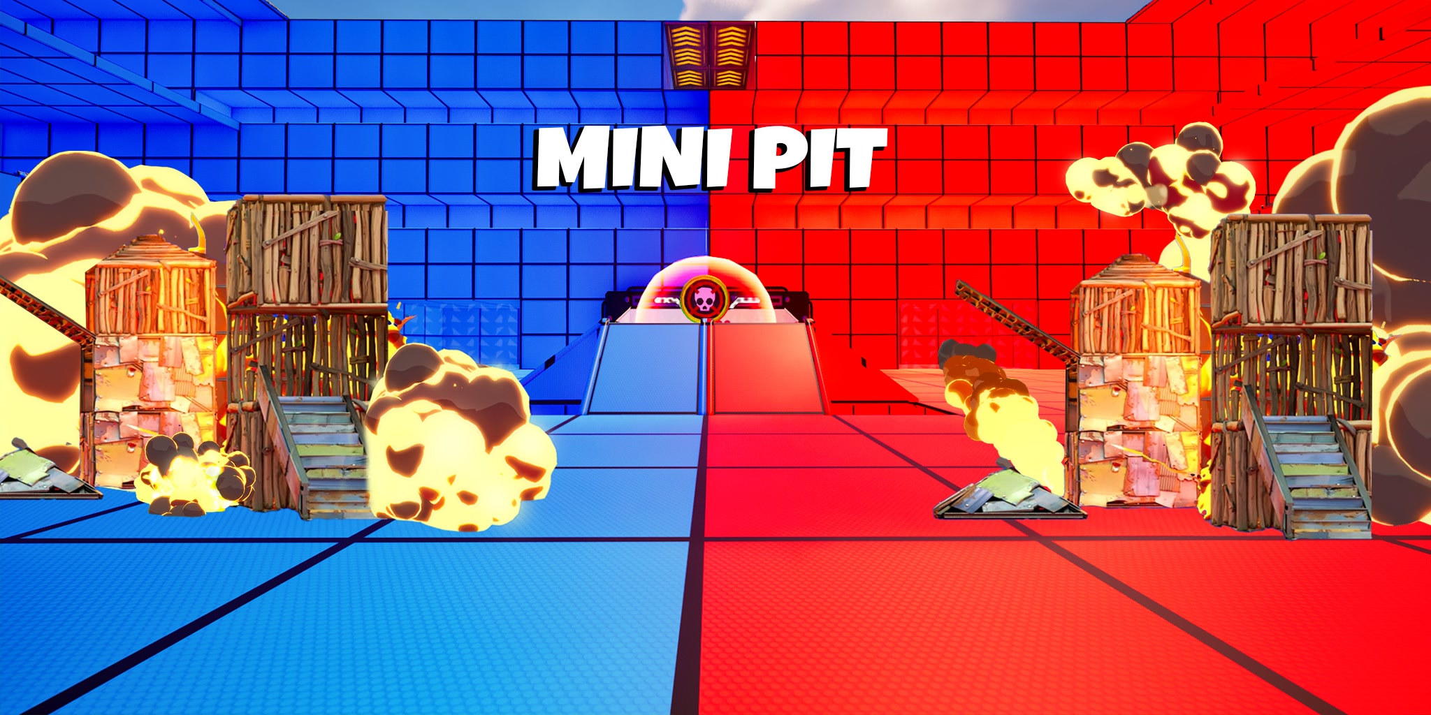 MINI PIT - RED VS BLUE 🔴🔵 2543-1286-3075 by rvbmap - Fortnite Creative ...