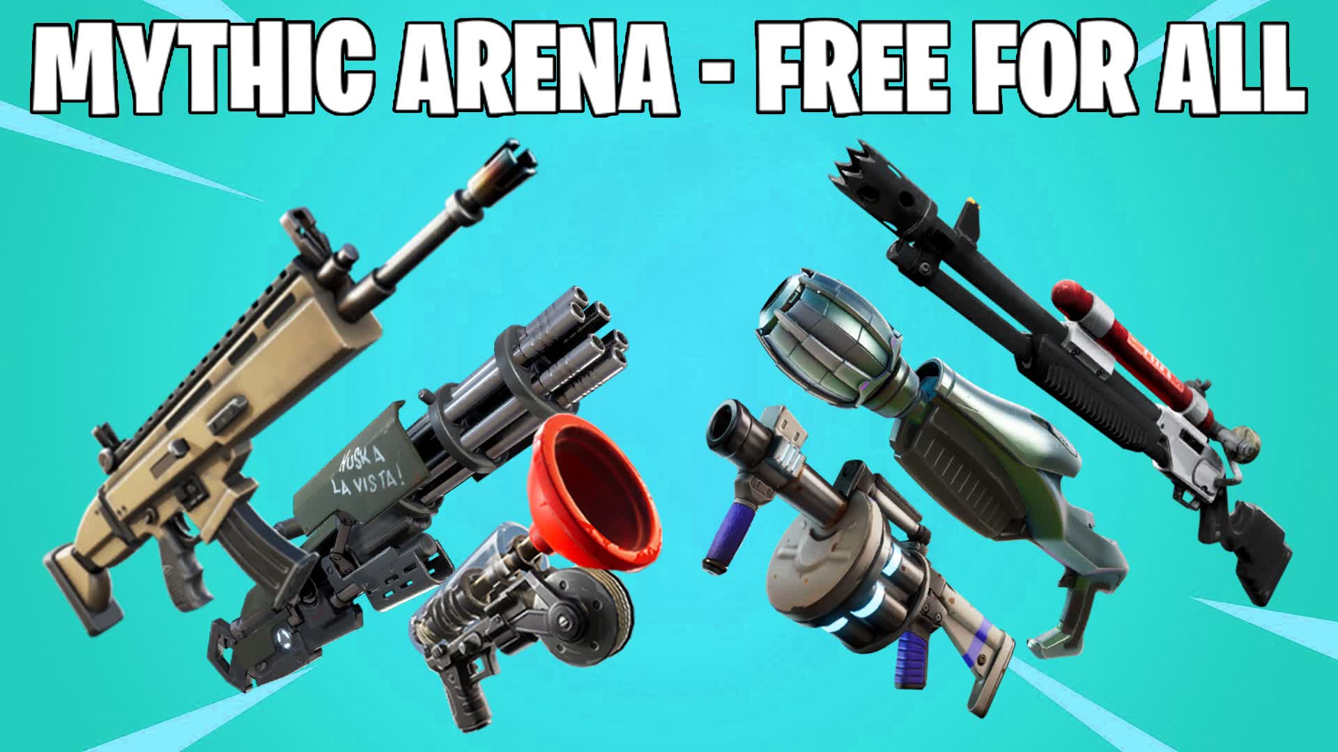 MYTHIC ARENA • ALL WEAPONS 0860-4532-1405 by candook - Fortnite ...