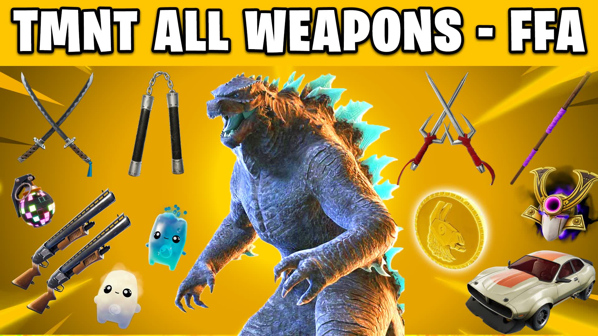 TMNT⭐ All WEAPONS - FFA (ALL CARS) 1622-5235-4758 by unnamed - Fortnite ...