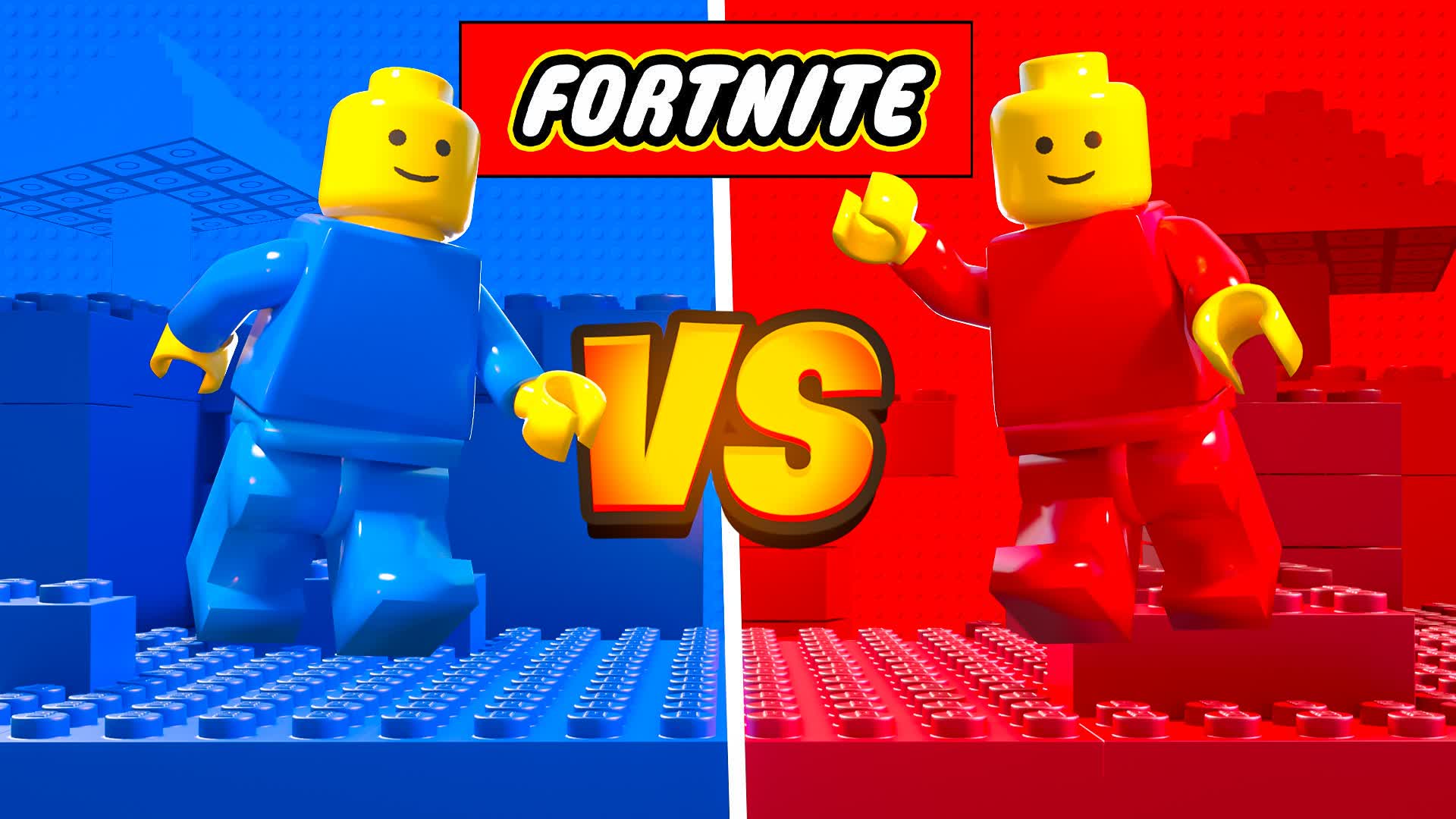 BRICKS CRAZY RED VS BLUE 4179-7480-4407 by nighthawkstudios - Fortnite