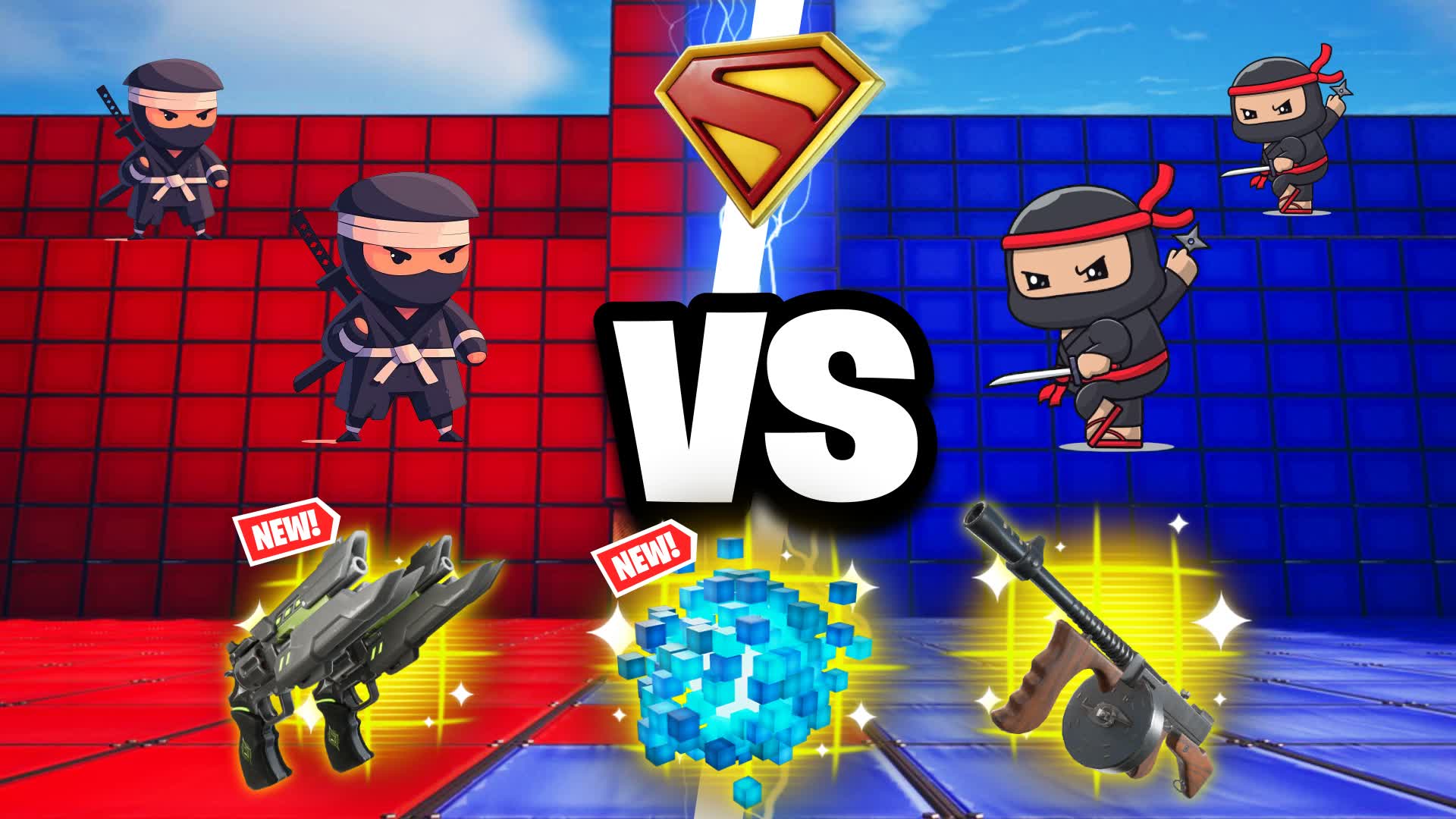 ULTIMATE PRO VS NOOB RED VS BLUE 🔴🔵 3439-7981-1720 by superredvsblue ...