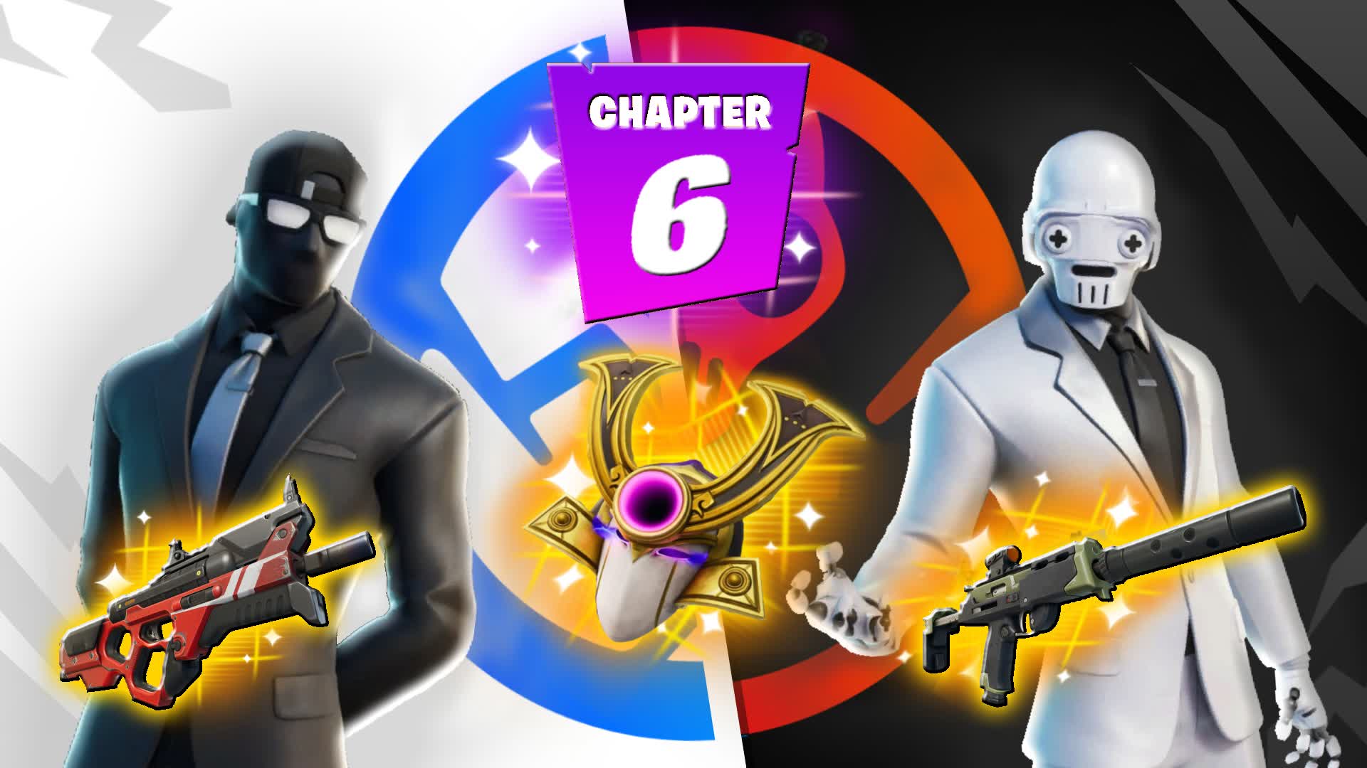 CRAZY BLACK VS WHITE 🔵🔴 [red vs blue] 6352-3801-4539 by tylda ...