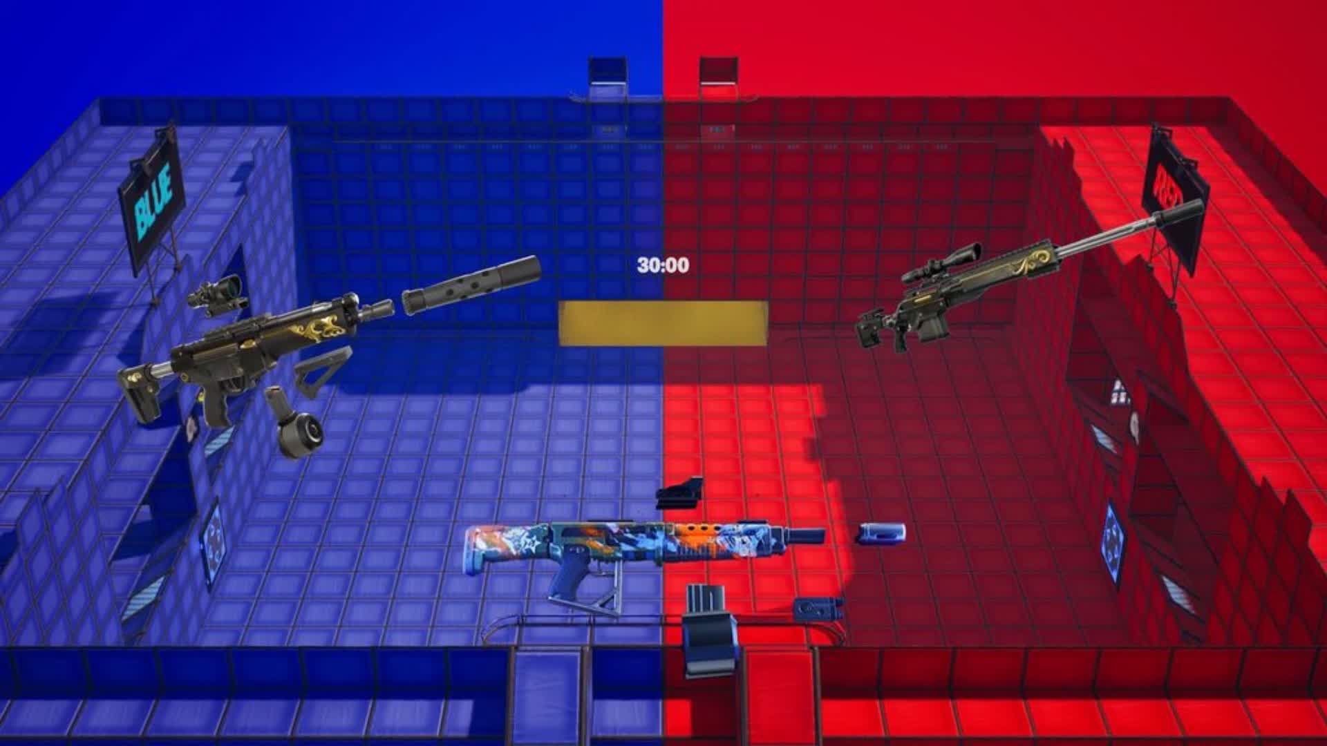 BLUE LOCO VS RED 7919-6137-8878 by kashfv - Fortnite