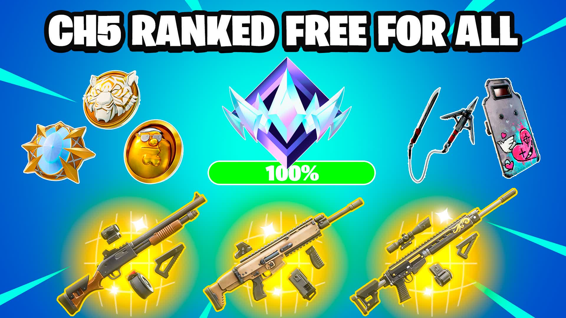 NEW SEASON FREE FOR ALL 5798-7914-8296 by zigi - Fortnite Creative Map Code - Fortnite.GG