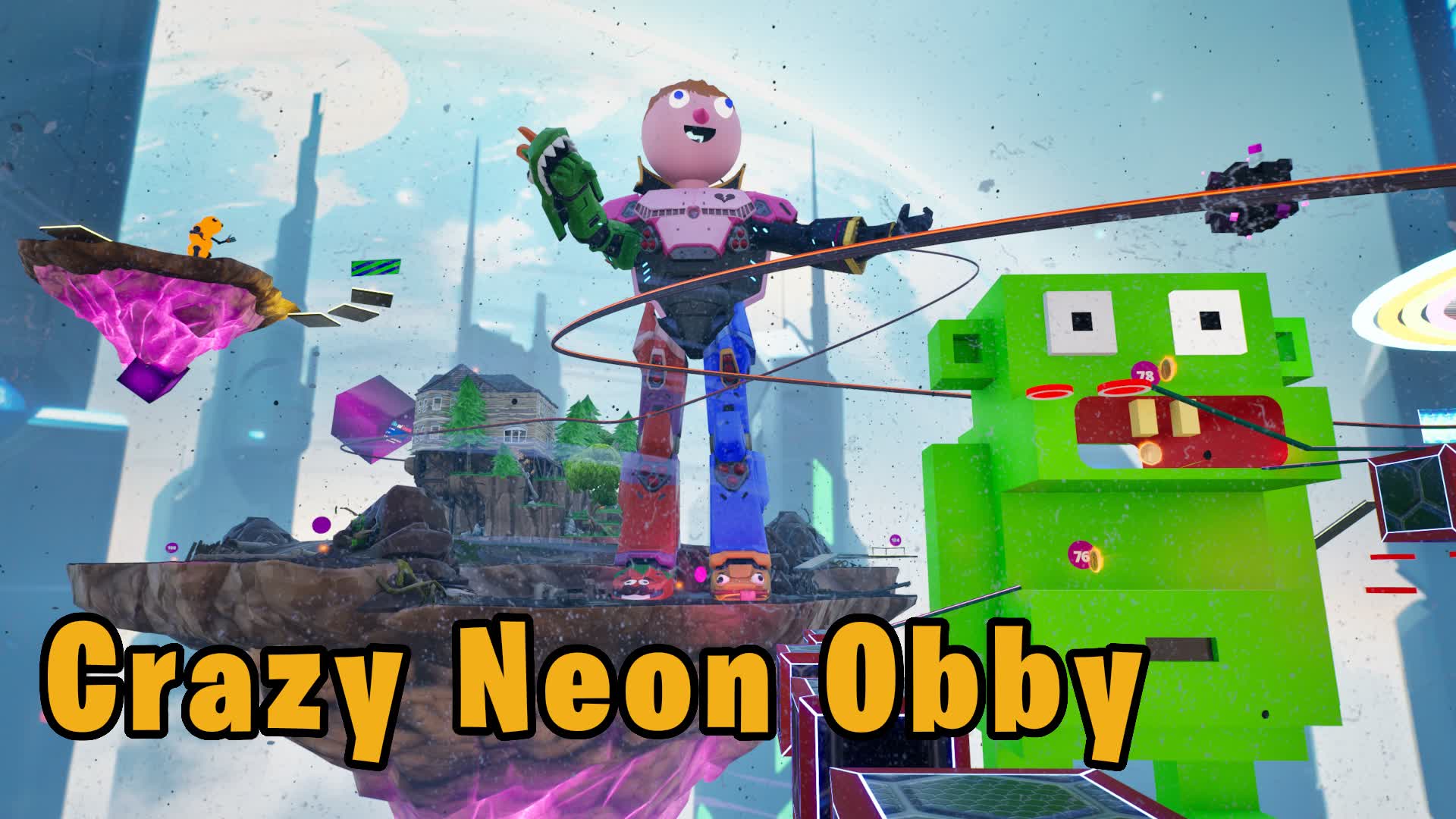 Juega Crazy Neon Obby - 3106-5788-7758 | Fortnite Zone