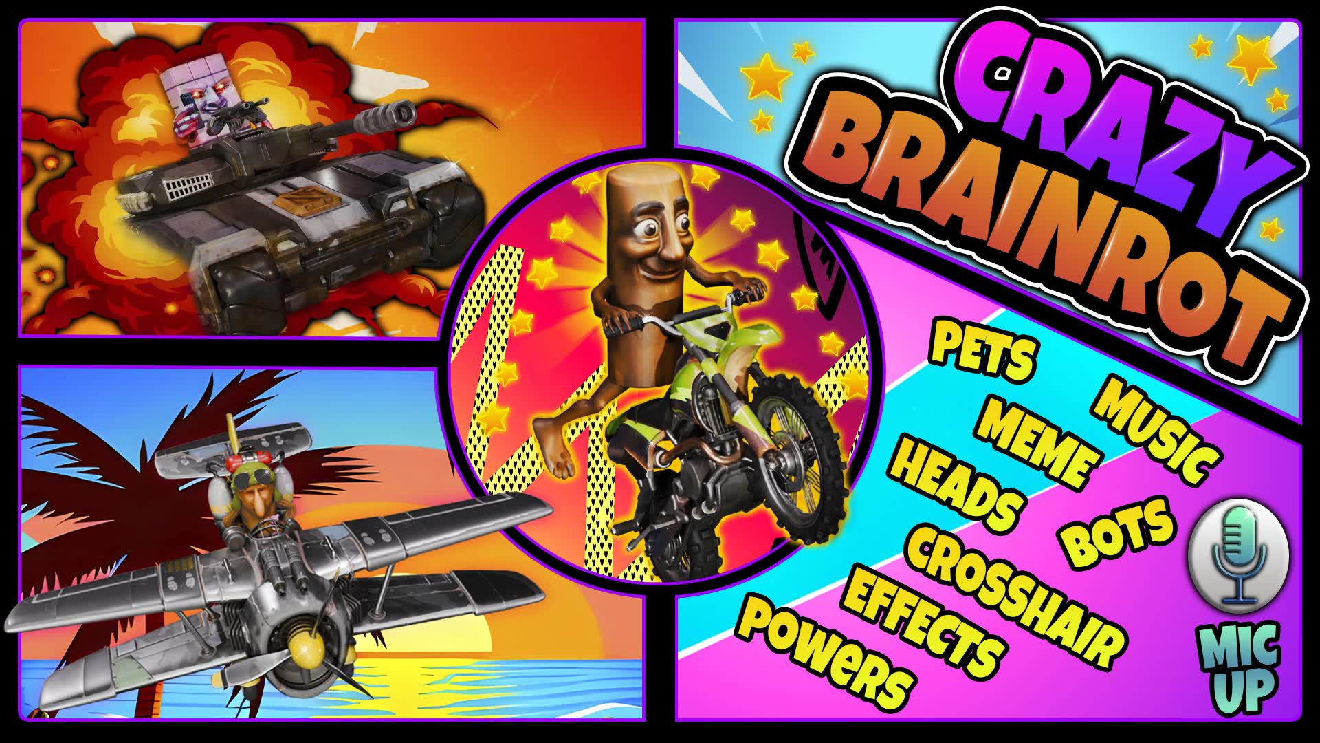 🧠 CRAZY BRAINROT🧠 0511-7287-6439 by trendbeast - Fortnite Creative Map ...