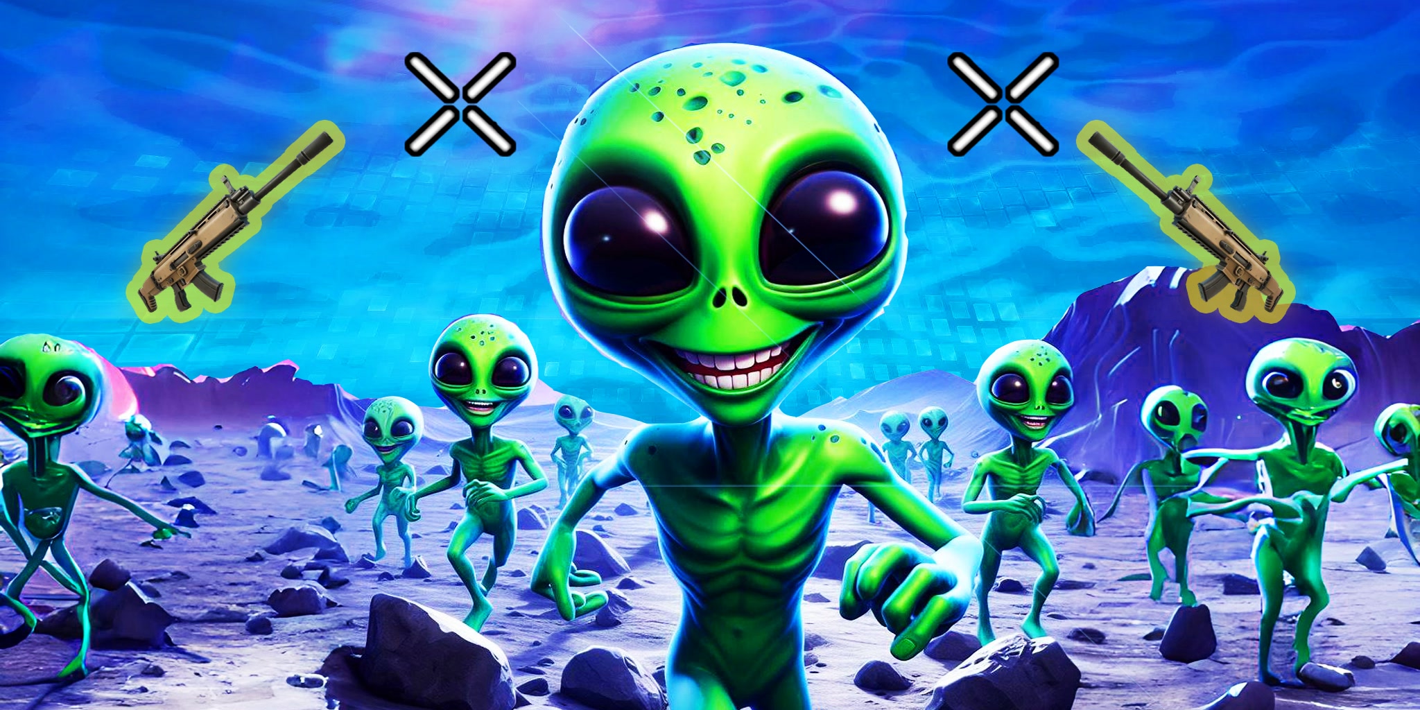 👽ALIEN MOON ZONEWARS - 8114-2750-3757 | Fortnite Zone