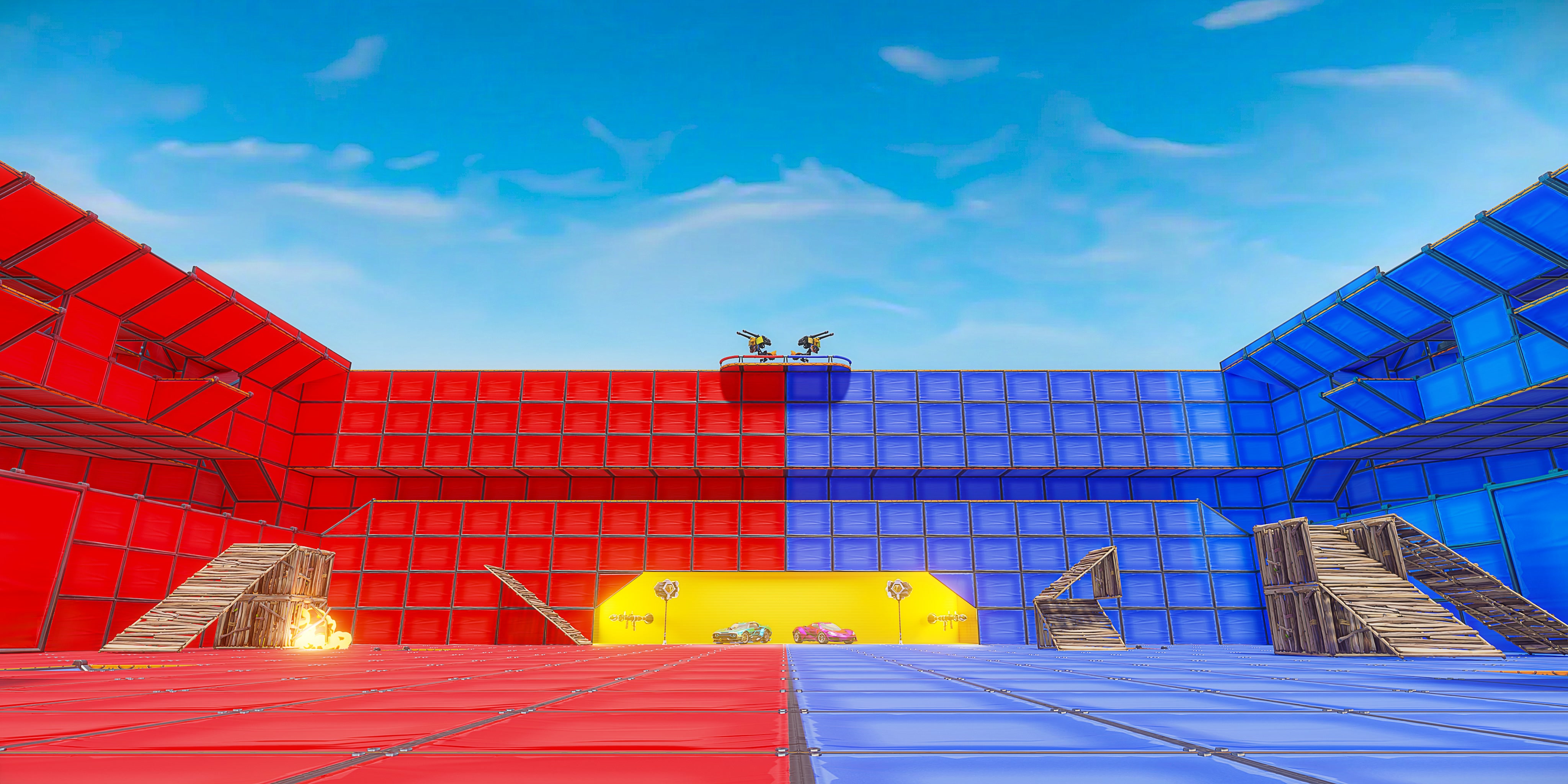 Super Red Vs Blue ๏ธ๐ 7485 2551 5218 By Xbunny Fortnite Creative Map Code Fortnitegg