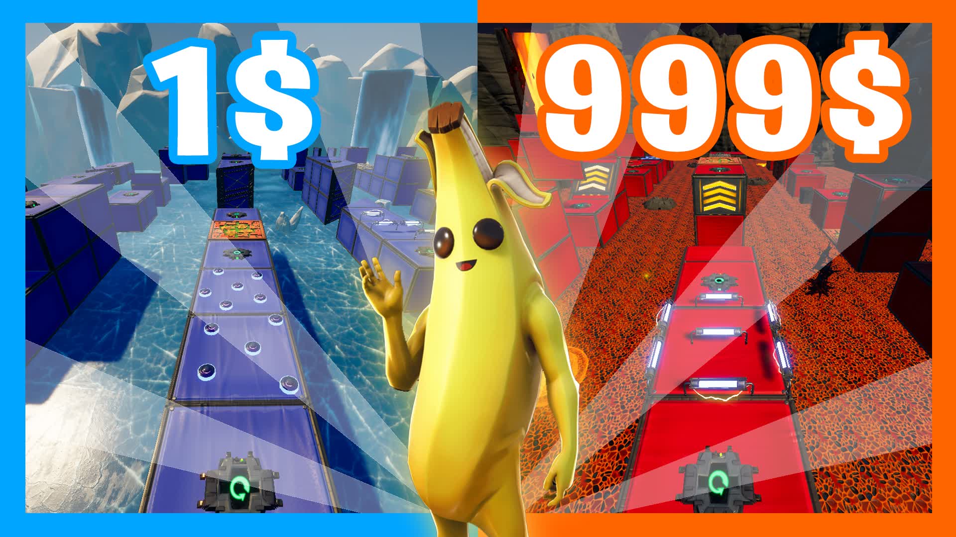 🔥400 LEVEL DEATHRUN 🌍 4 WORLDS 4642-1813-9295 by HANUTA7 - Fortnite.GG