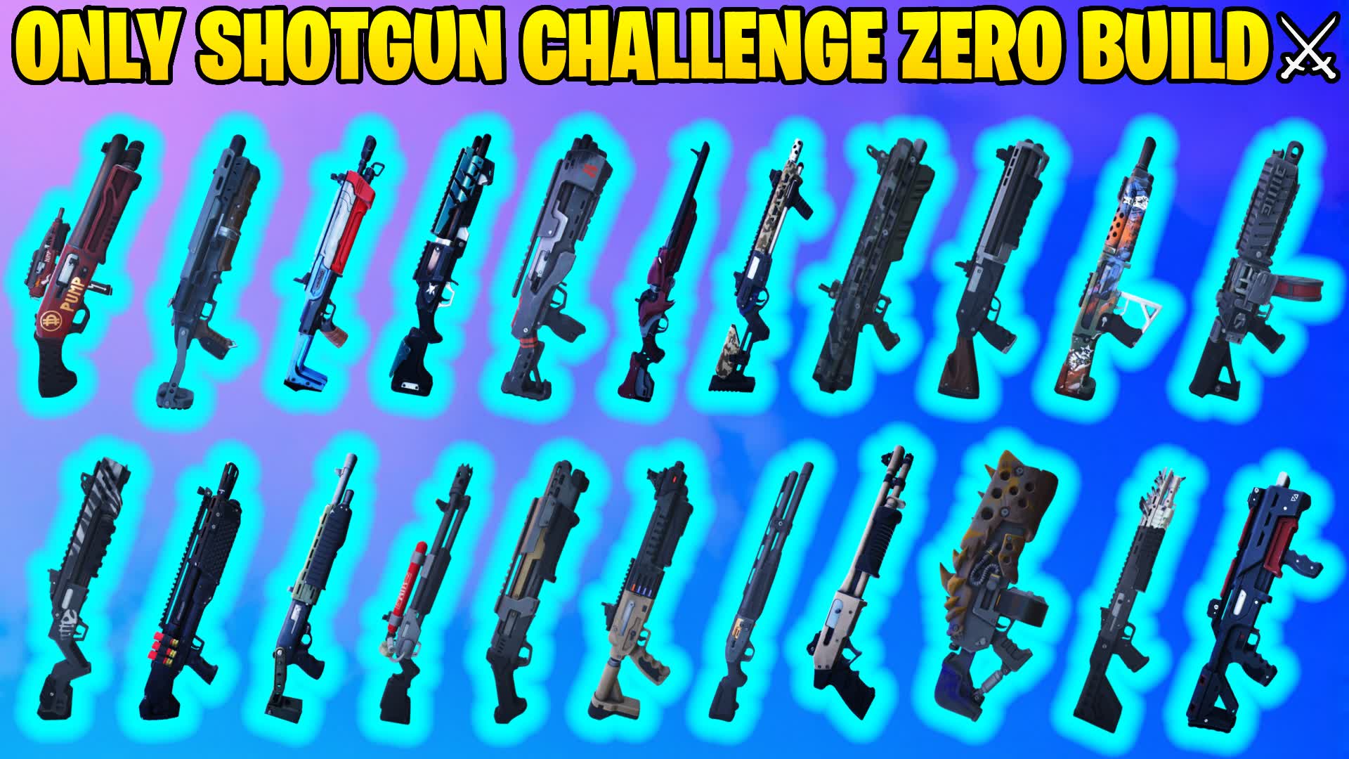 ONLY SHOTGUN CHALLENGE ZERO BUILD 7254-6599-2343 by thepipguy ...