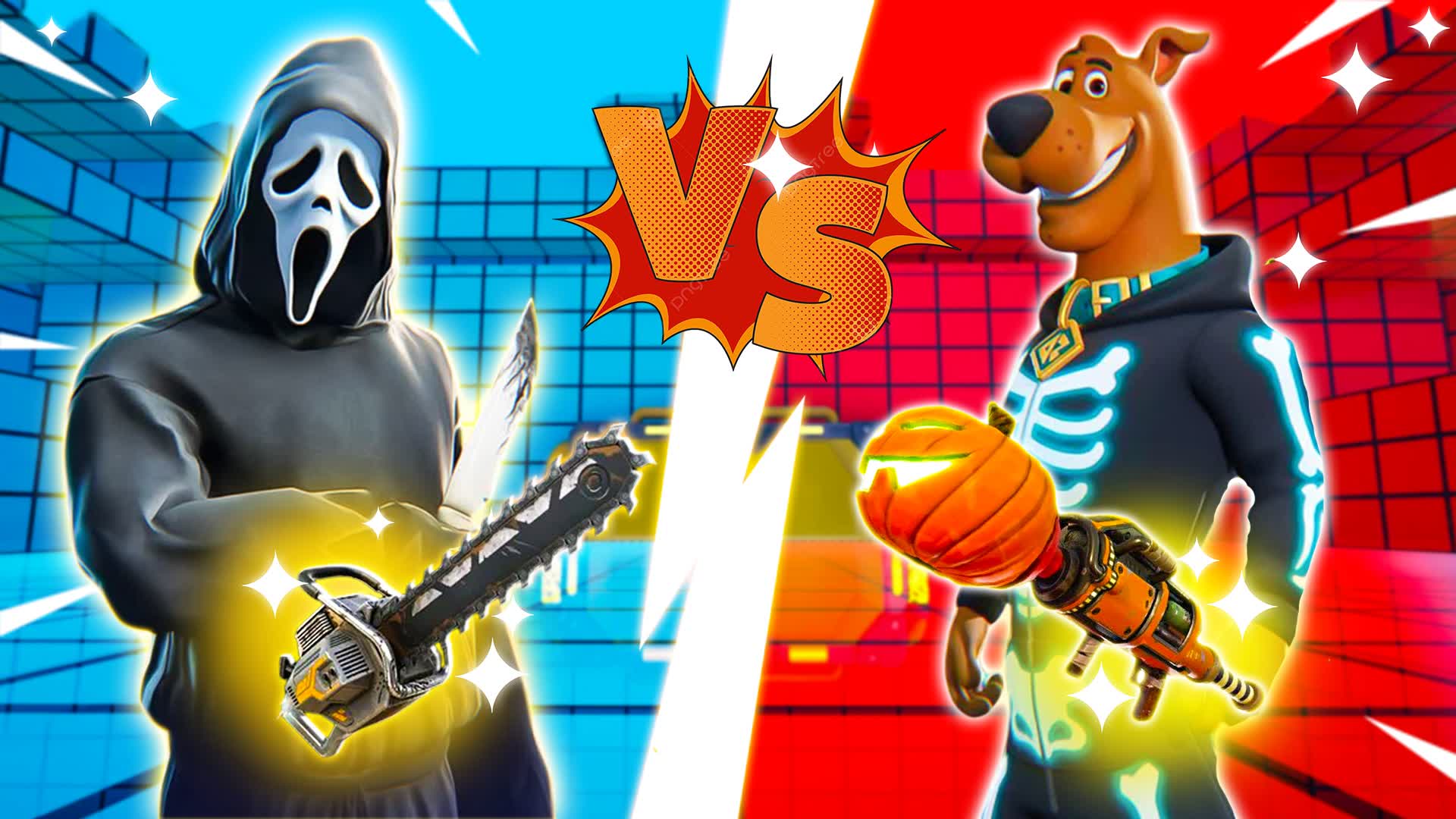 THE HUNT3R X4👹 RED VS BLUE 🔴🔵 2931-8190-8461 by 1kusd - Fortnite Creative Map Code - Fortnite.GG