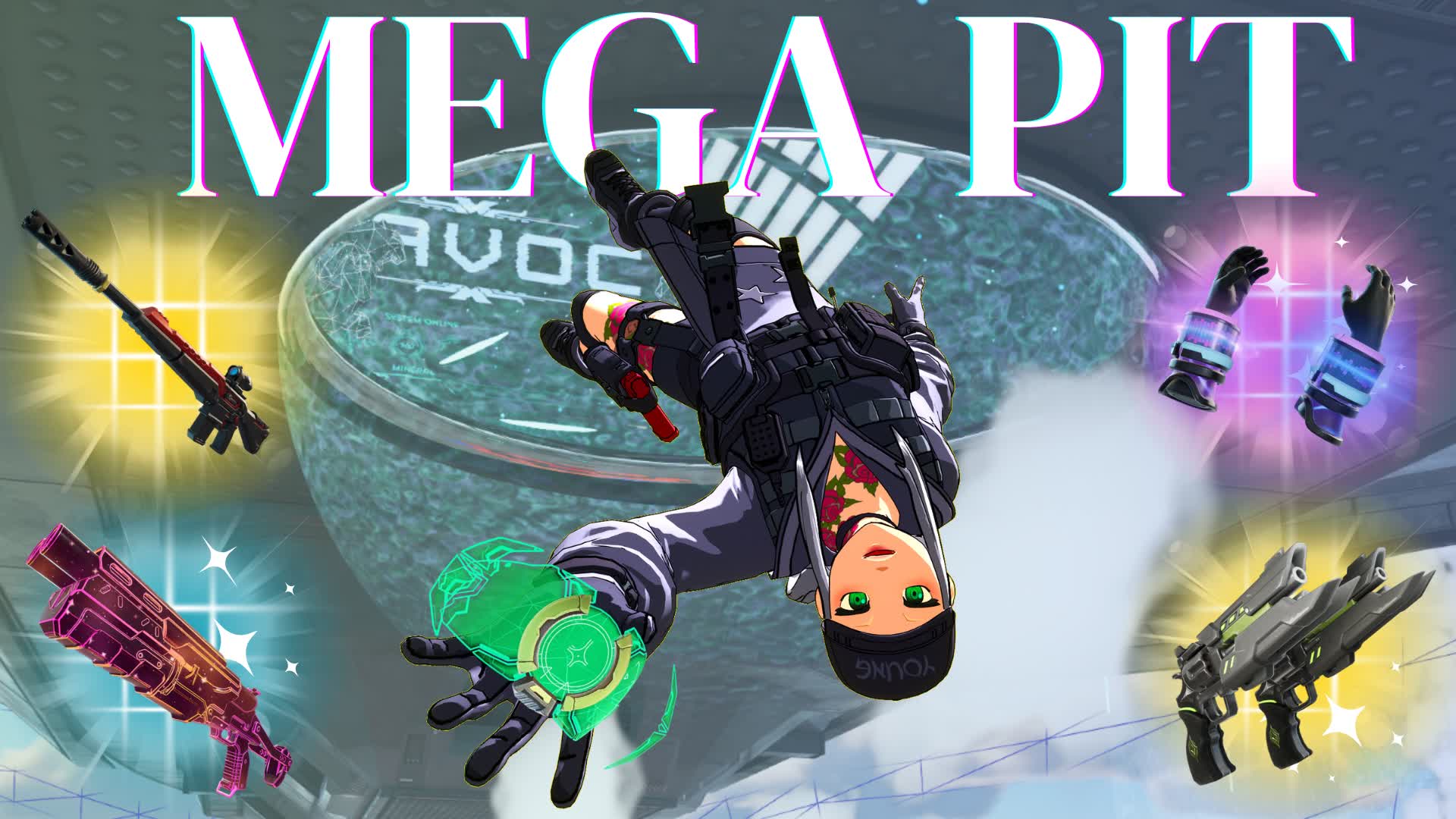 2B Frontier - Mega Pit 0622-6949-8248 by pixel_story - Fortnite