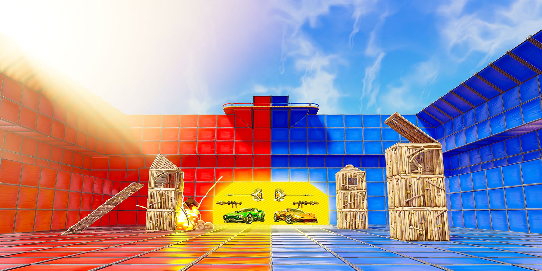 TURBO RED VS BLUE 🔴🔵 3781-6974-1372 by illusion - Fortnite Creative Map ...