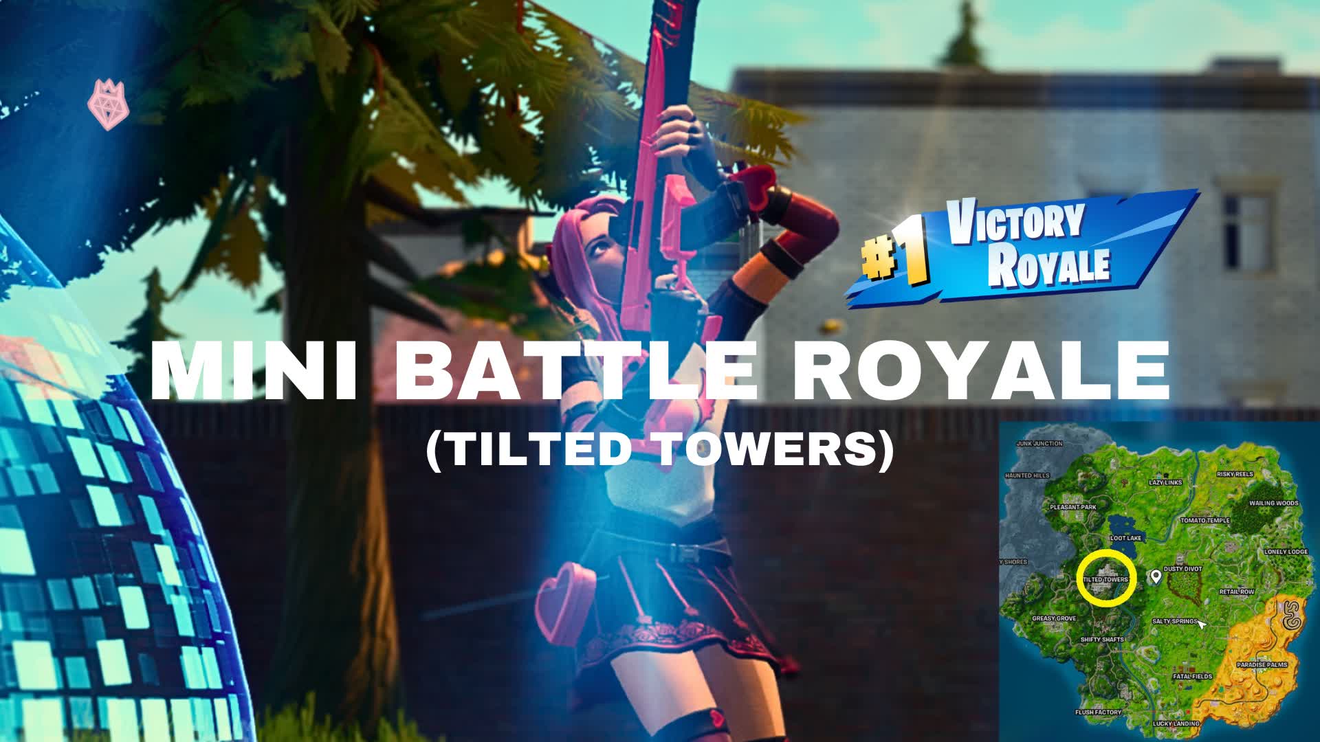 MINI BATTLE ROYALE (TILTED TOWERS) 8513-1185-0946 by hmsovereign - Fortnite Creative Map Code ...