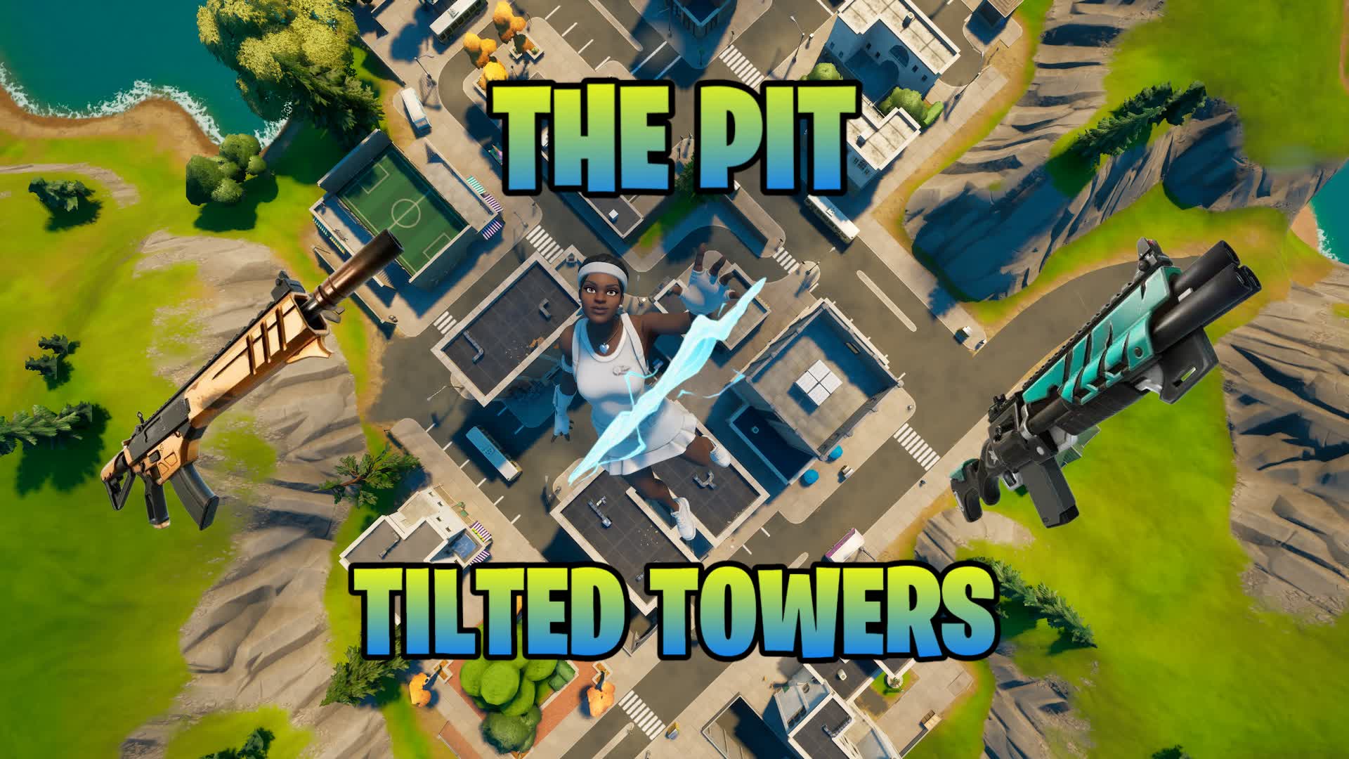 The Pit-Tilted Towers 2669-6447-6739 by liamjc - Fortnite Creative Map Code - Fortnite.GG