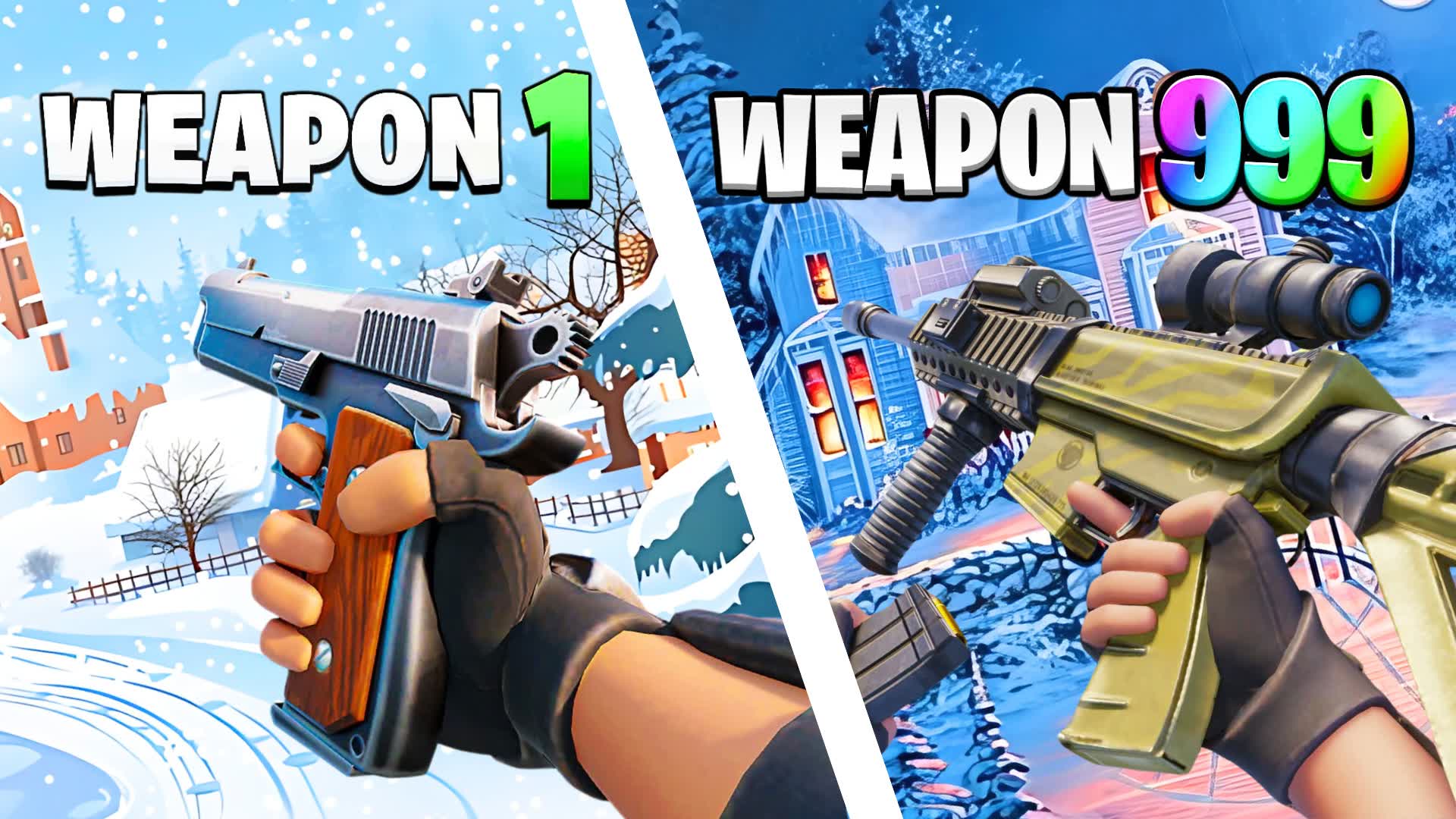 FIRST PERSON GUN GAME ONE SHOT 8028-6731-1813 by michelchadiz - Fortnite Creative Map Code ...