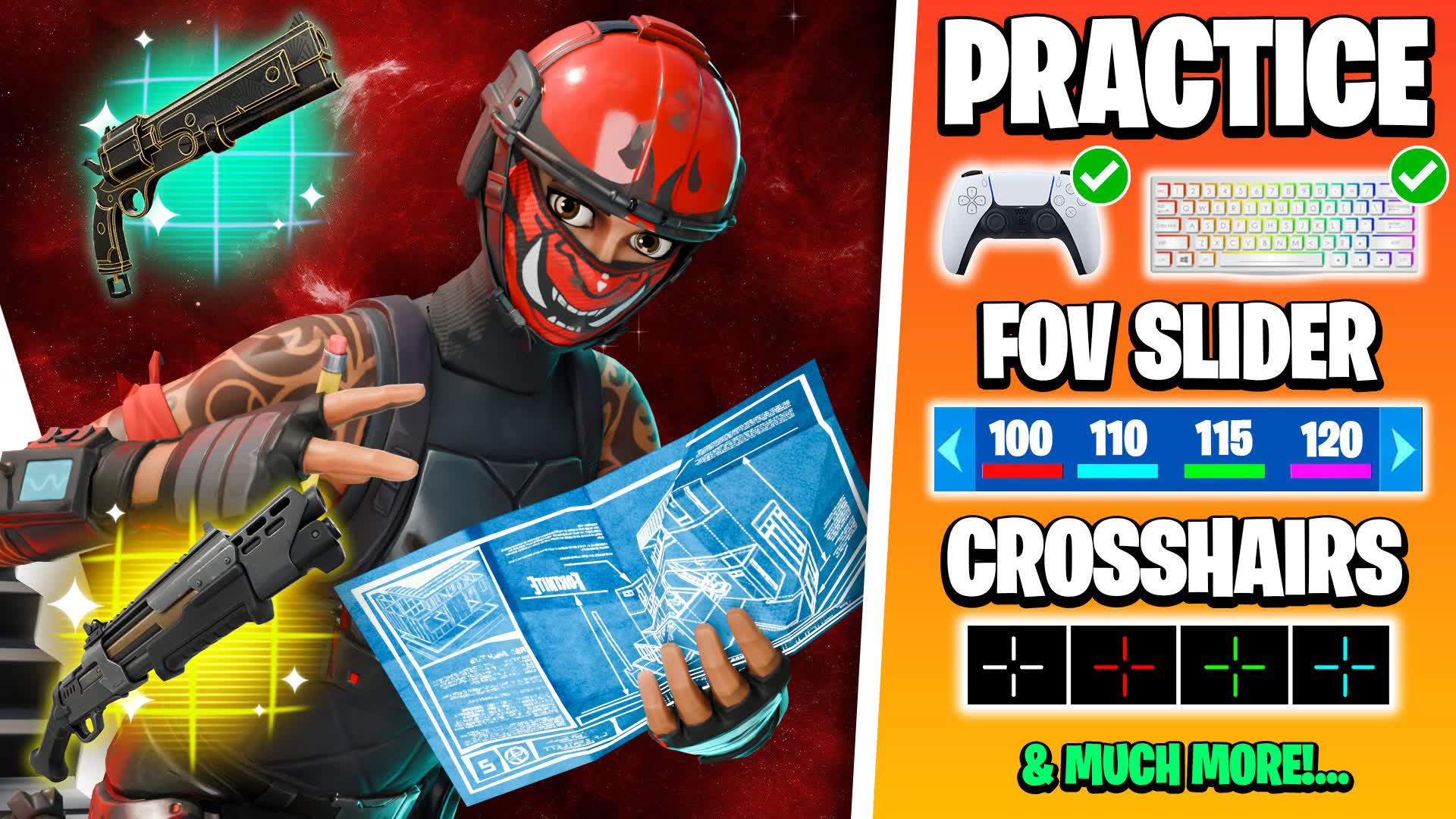 🔥Advanced Crosshair 1v1 4784-2185-8309 by crazyngamer - Fortnite ...
