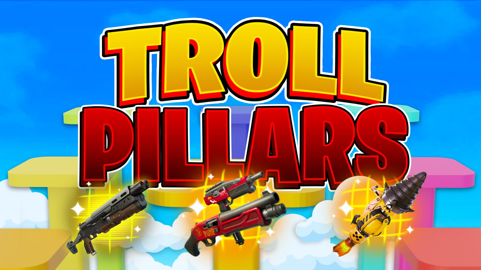 TROLL PILLARS 1695-1307-4292 by qgrovegames - Fortnite Creative Map ...